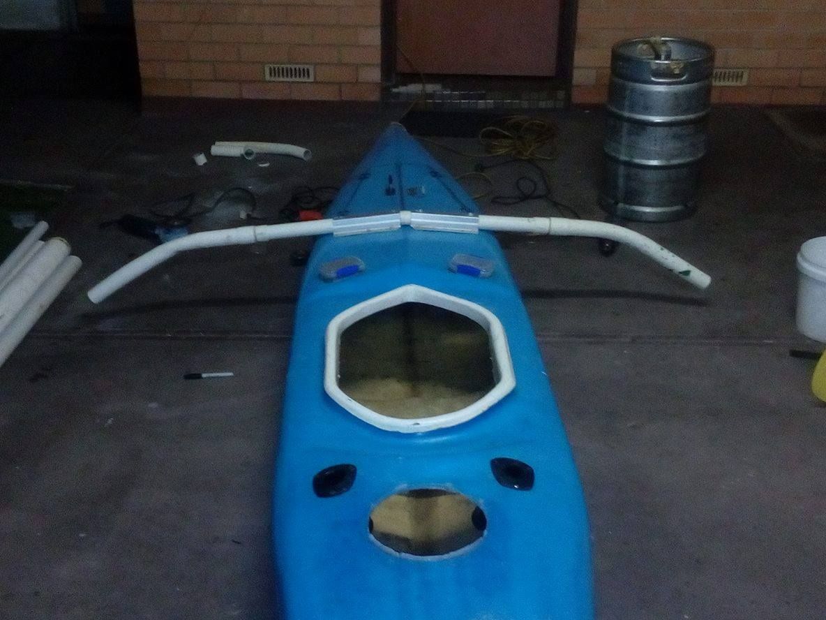 Fishing Kayak With Homemade Outriggers : 7 Steps (with Pictures ...