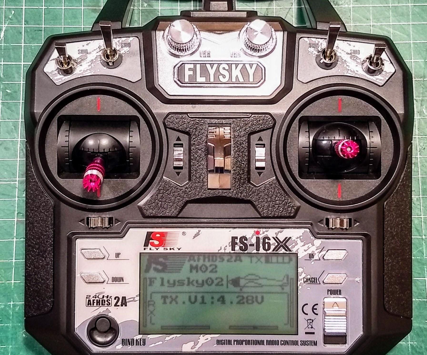 Flysky RF Transmitter Powered Via USB + Wire Signal Connection to PC ...
