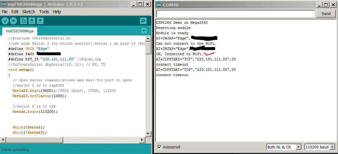 A Newbie's Guide to Setup ESP8266 With Arduino Mega 2560 or Uno : 6 ...