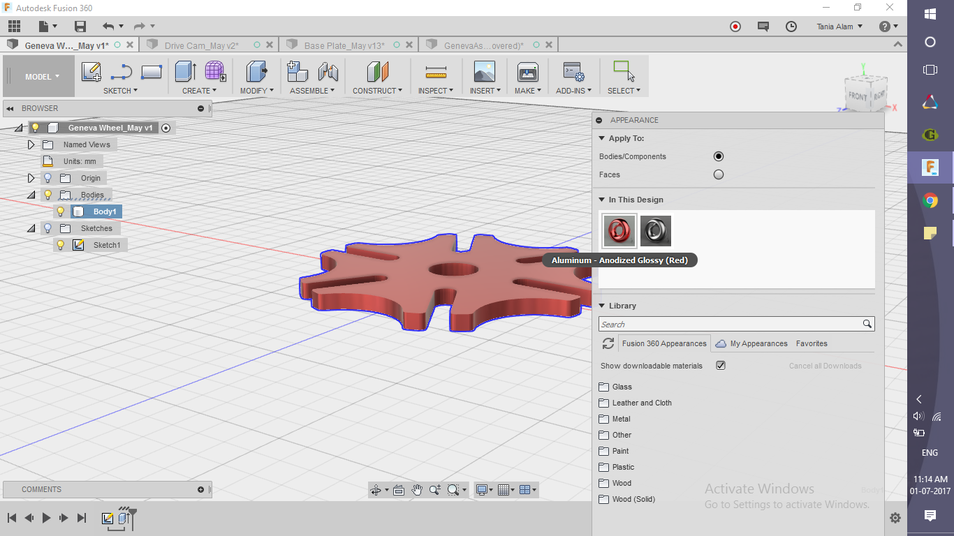 Using Fusion 360 to Understand the Geneva Mechanism : 8 Steps ...