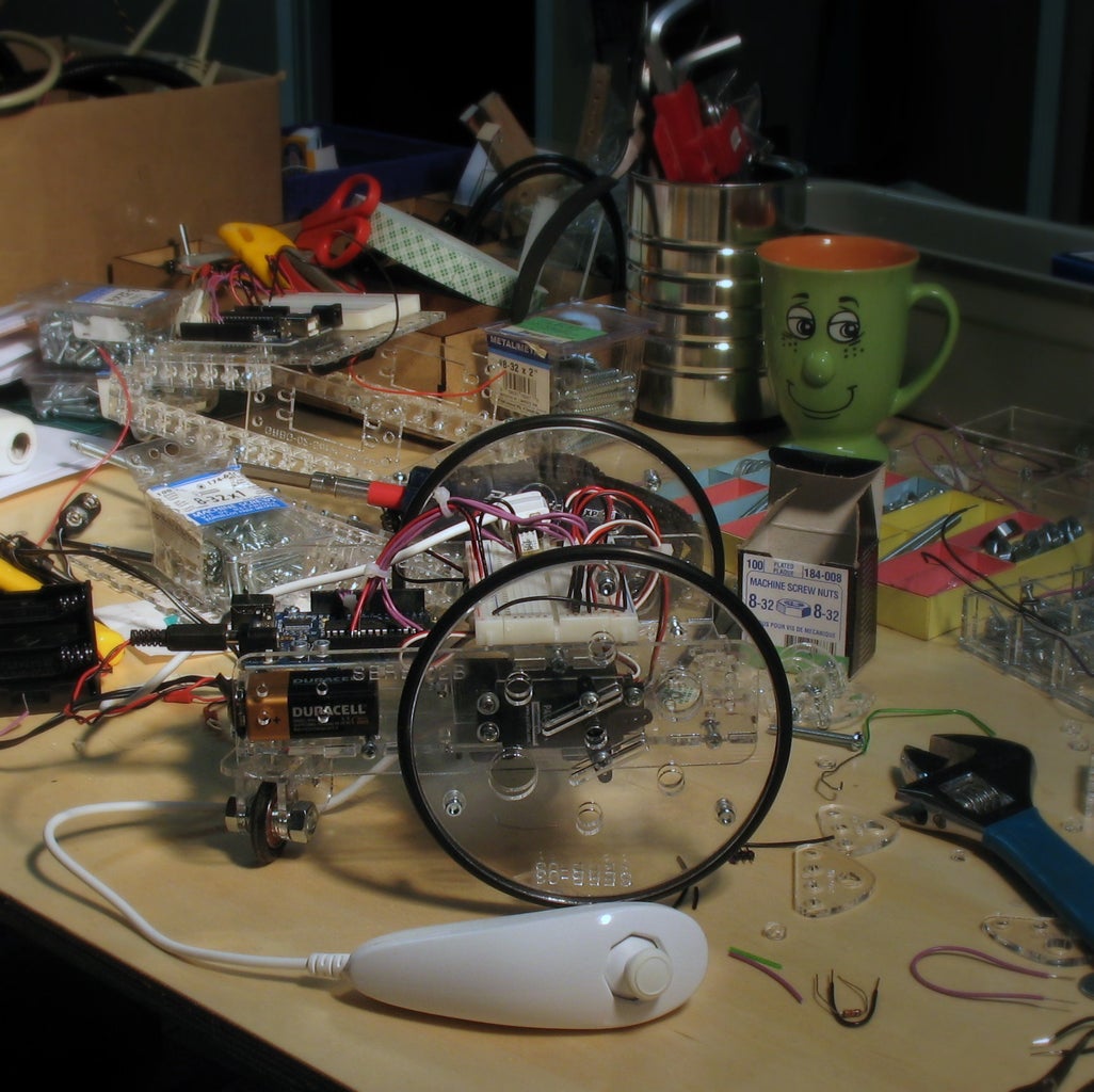 Control Your Robot Using A Wii Nunchuck And An Arduino 4 Steps With Pictures Instructables