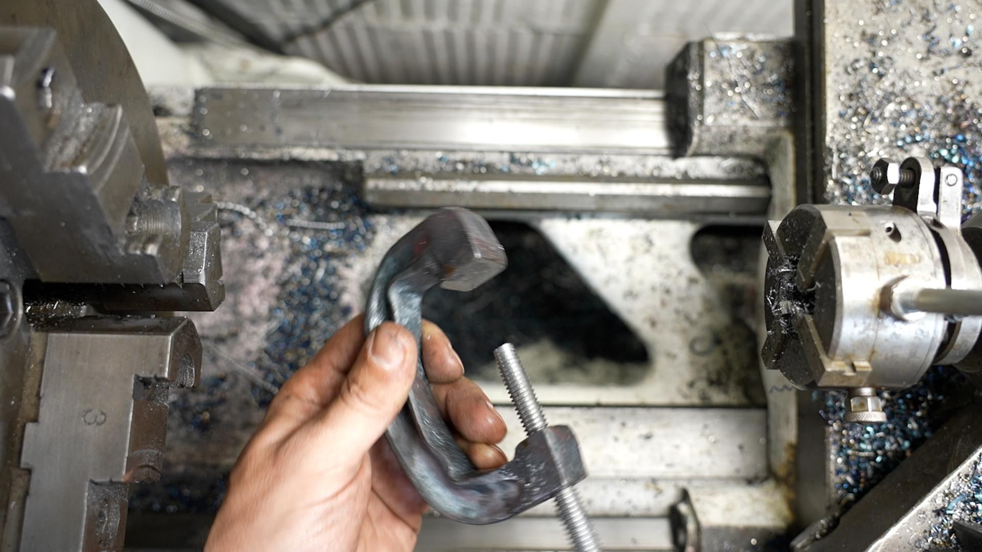Making a C-Clamp From a Railroad Spike : 13 Steps (with Pictures ...