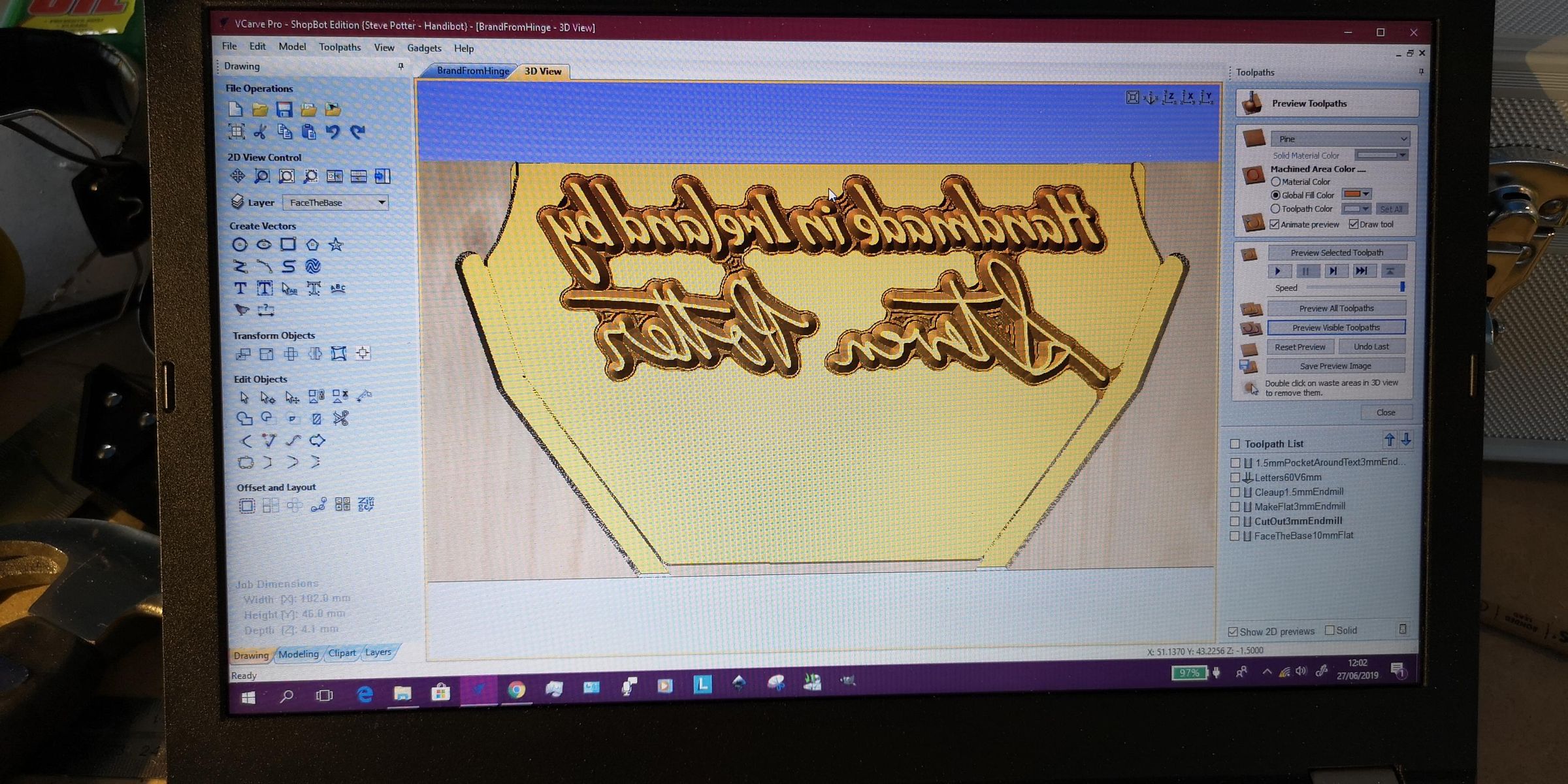Carving 3D Terrain Topographic Relief Maps on a CNC Machine by Steve M ...