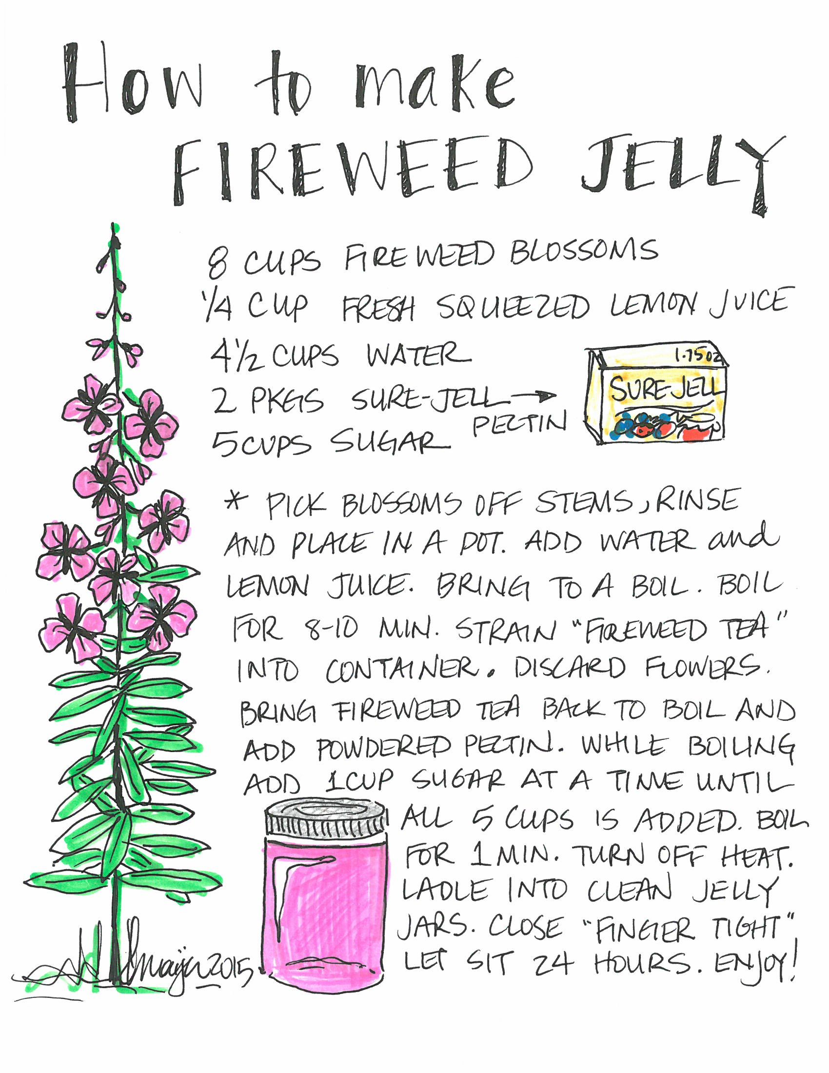 Fireweed Jelly (or Other Edible Flower Jelly) : 4 Steps - Instructables