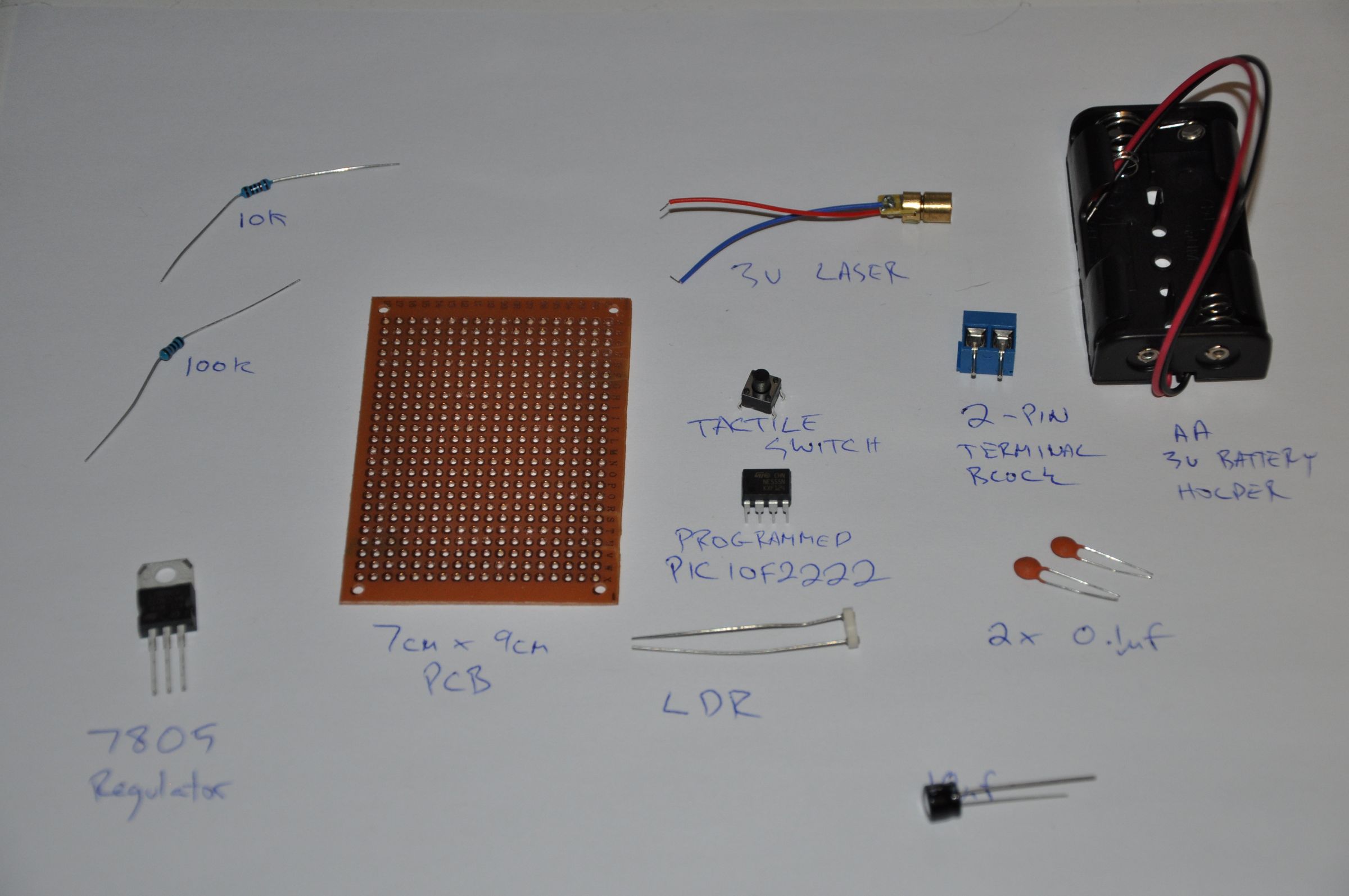 Extrenely Sensitive Laser Detector Security Device - No HW Comparator ...