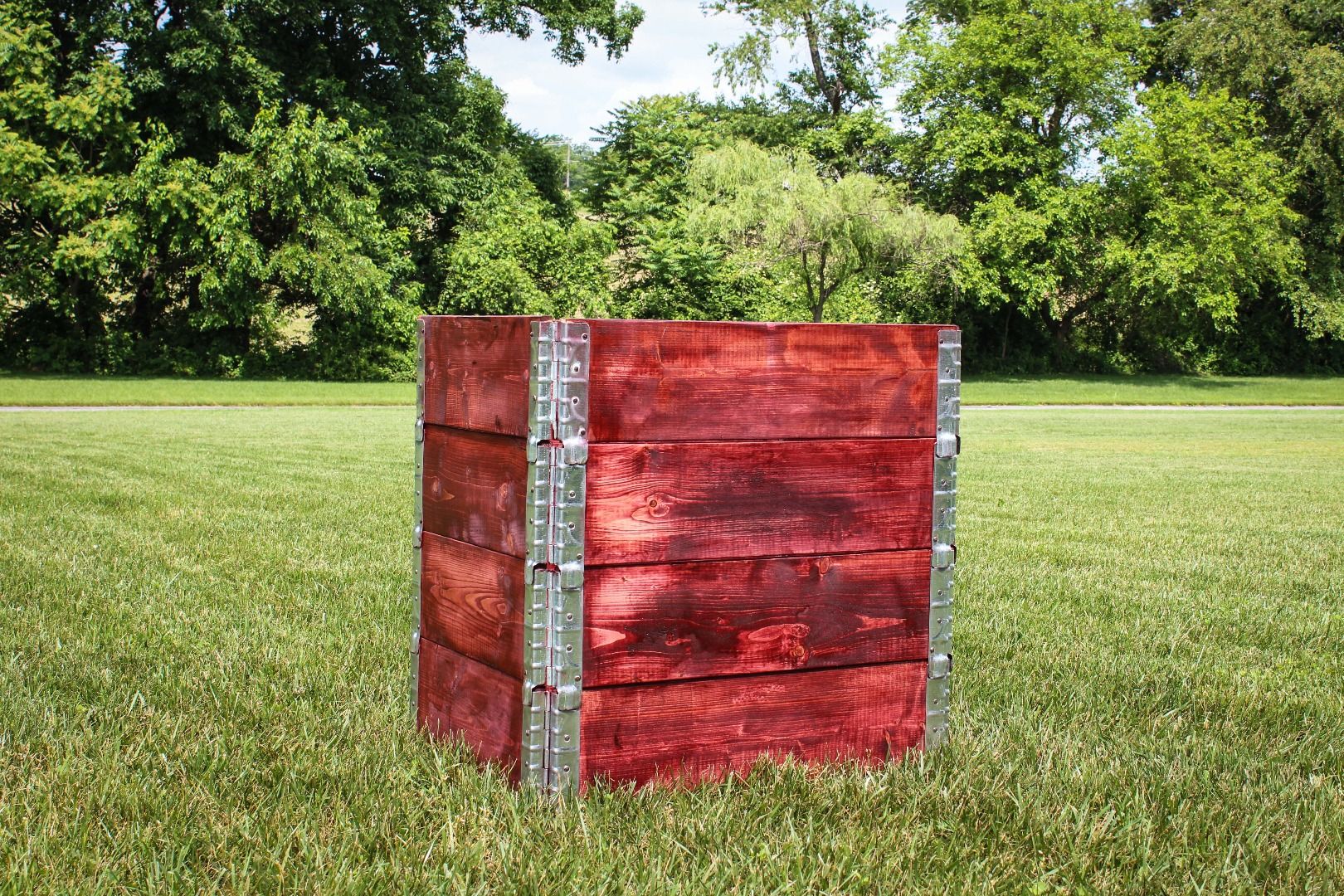 Simple Stackable Compost Bin From Pallet Collars : 8 Steps (with ...