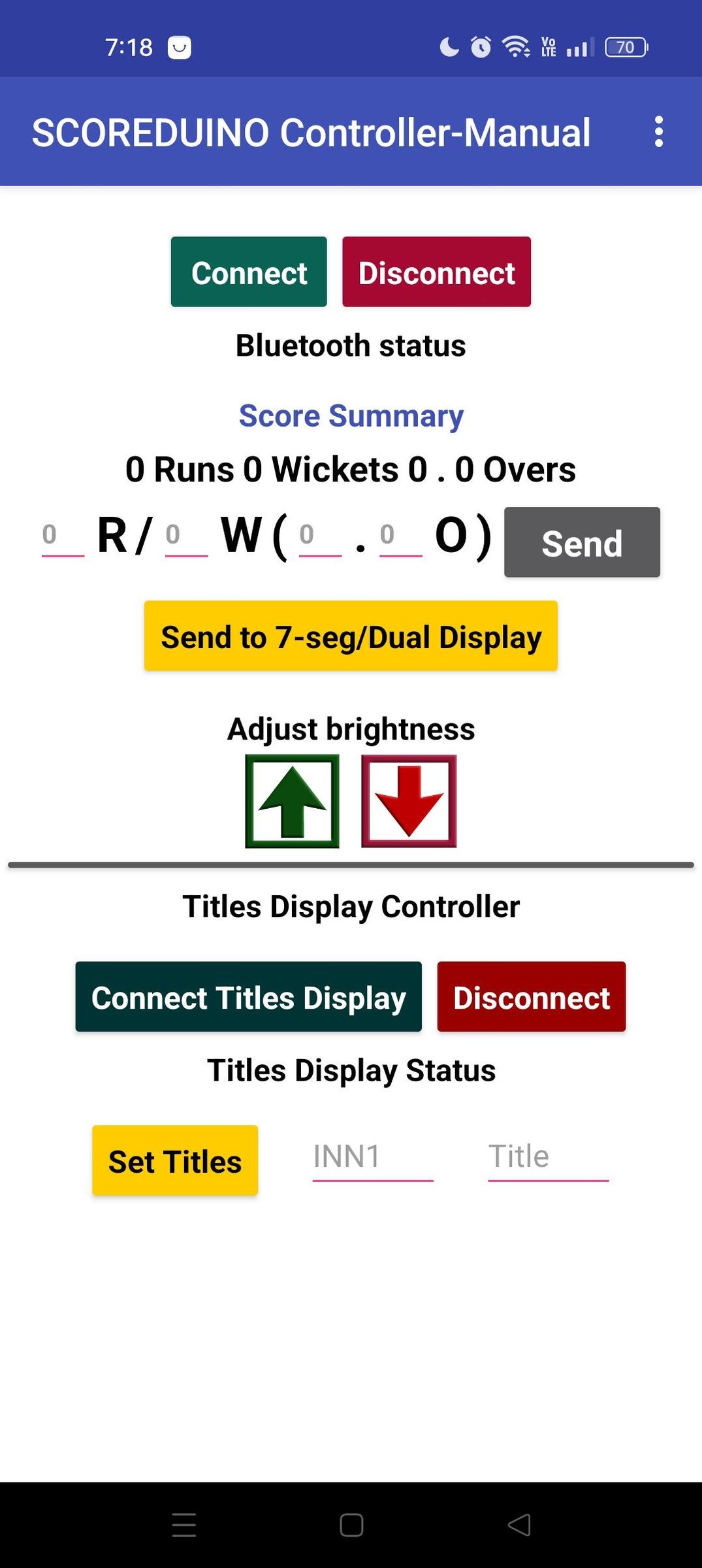 Dual Color DIY Scoreboard Using 6 Displays. Android App Controlled ...