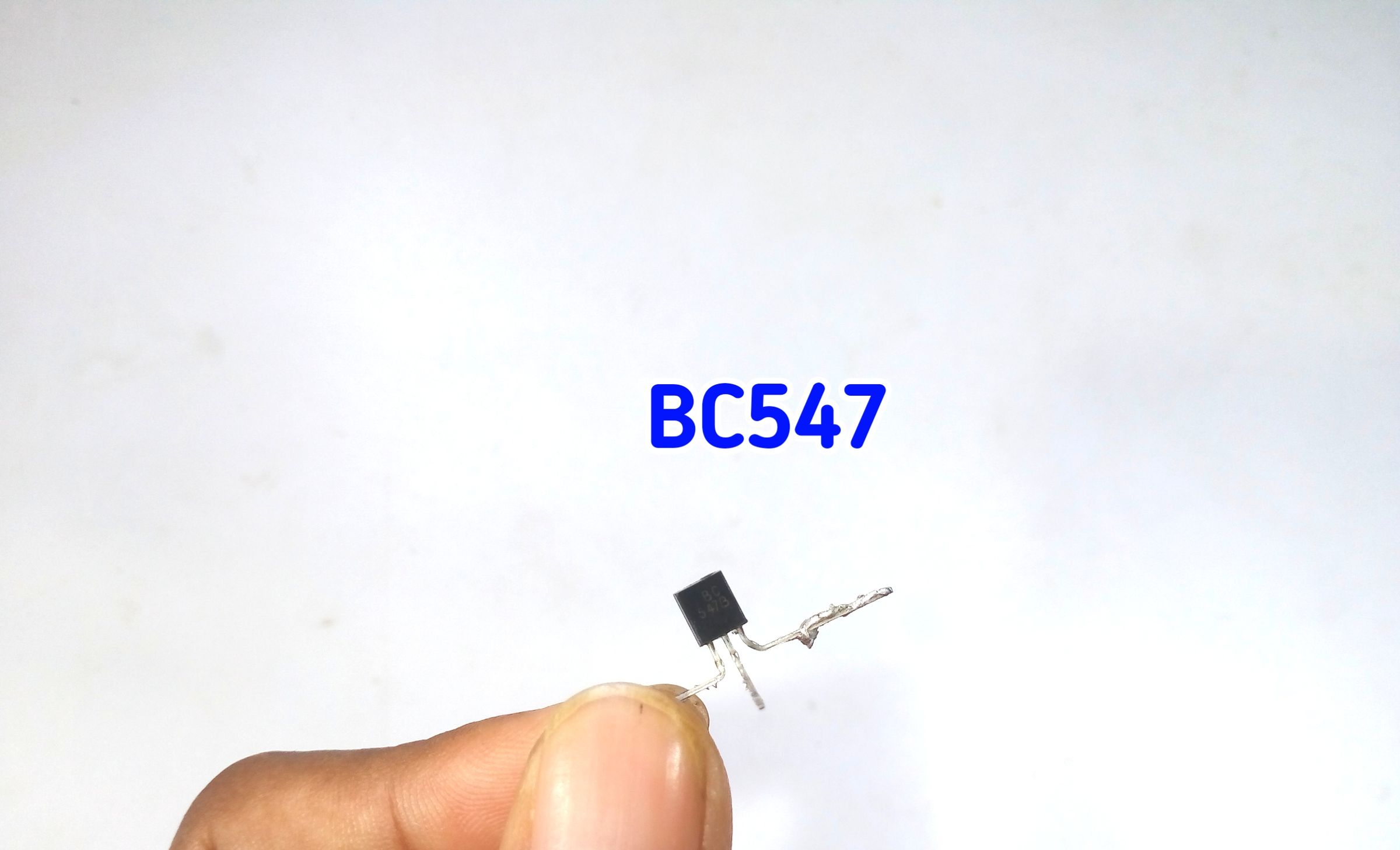 Make Simple Touch Sensor Using BC547 Transistor : 4 Steps - Instructables