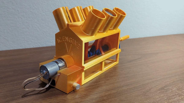 3D Printed - V6 Internal Combustion Engine : 12 Steps (with Pictures ...