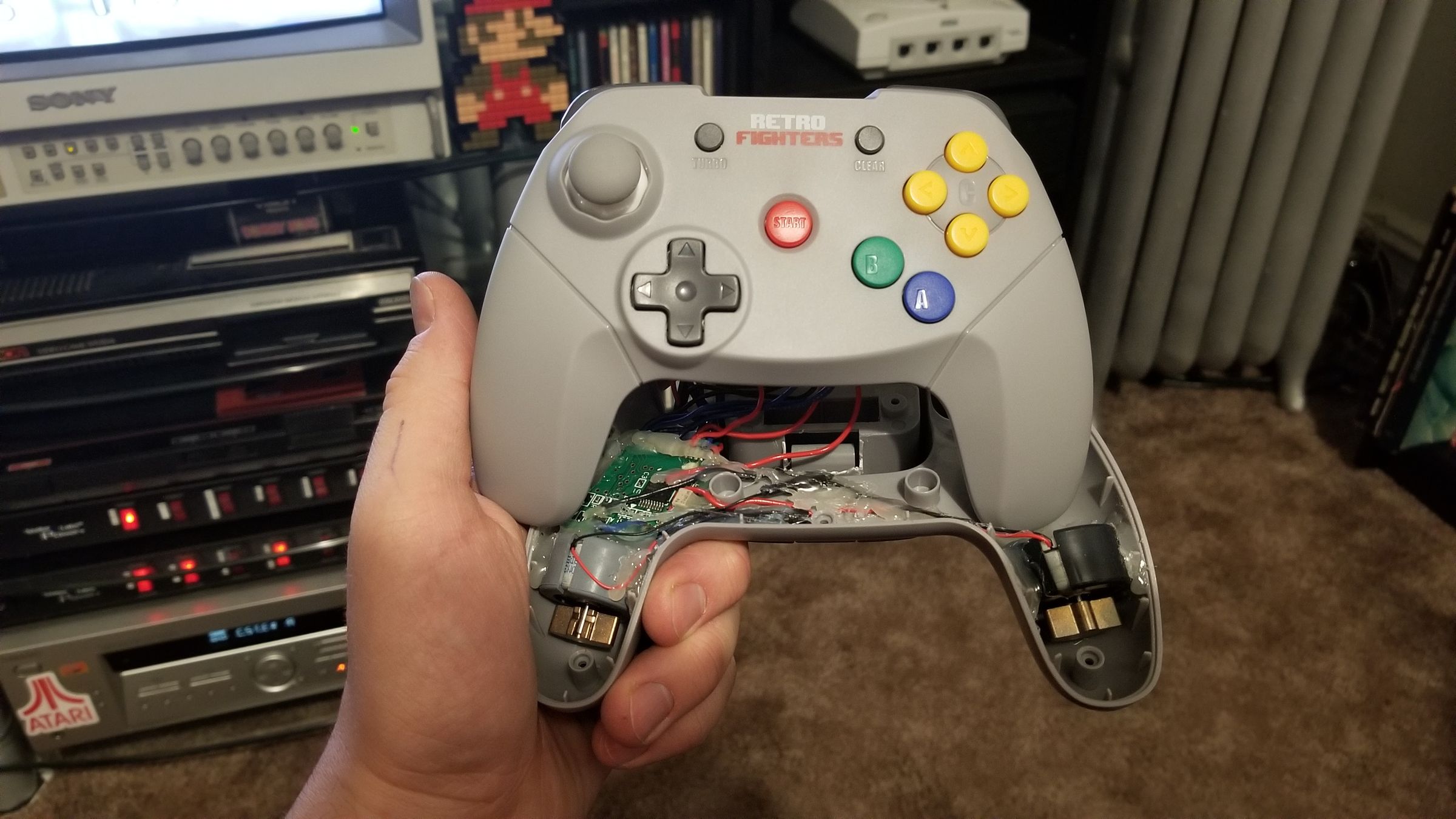 Nintendo 64 Controller Internal Rumble Mod : 15 Steps (with Pictures ...