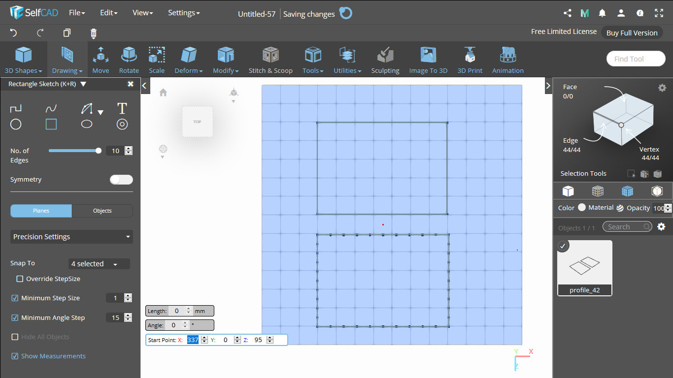 Working With Profiles | SelfCAD : 28 Steps - Instructables