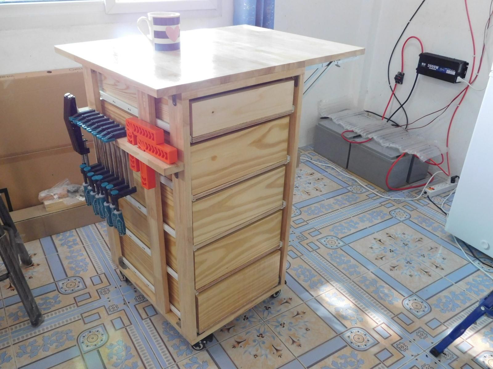 Simple Tool Cart & Assembly Table : 8 Steps (with Pictures) - Instructables