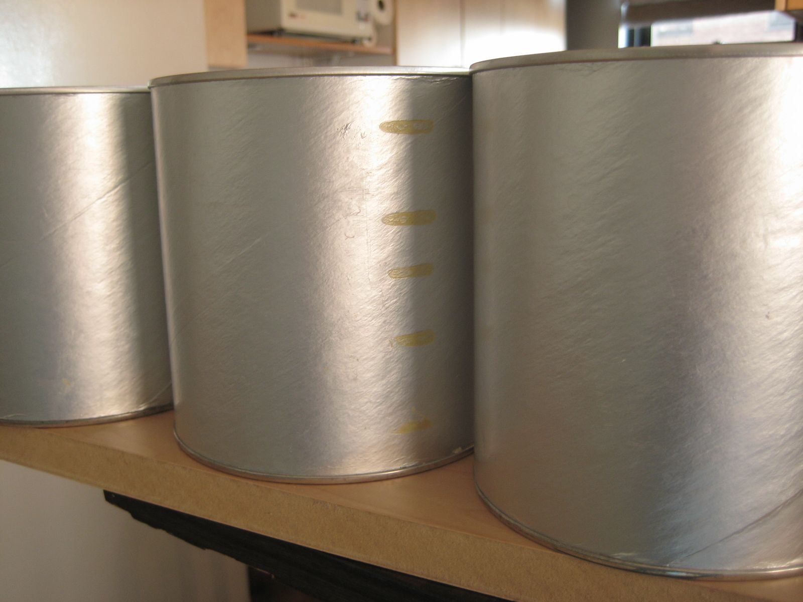 Storage Unit From Baby Formula Cans : 5 Steps (with Pictures ...