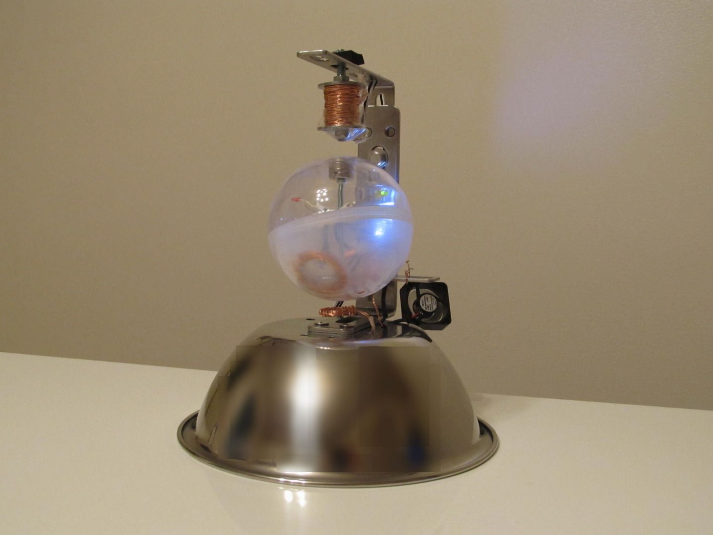 A Levitating Sphere Rotates Glows and Blinks With Arduino : 9 Steps ...