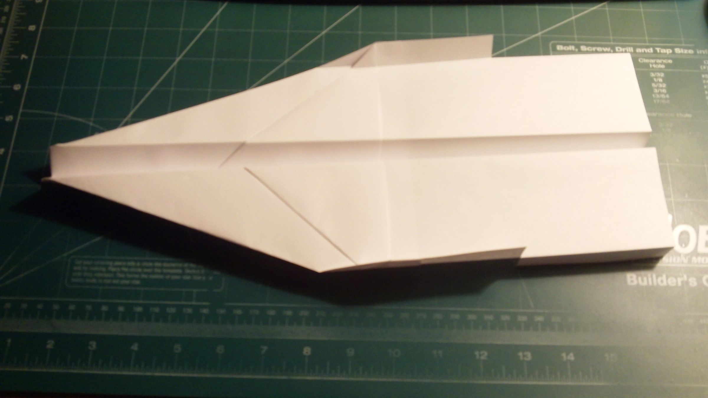 How to Make the Skywarrior Paper Airplane : 9 Steps - Instructables