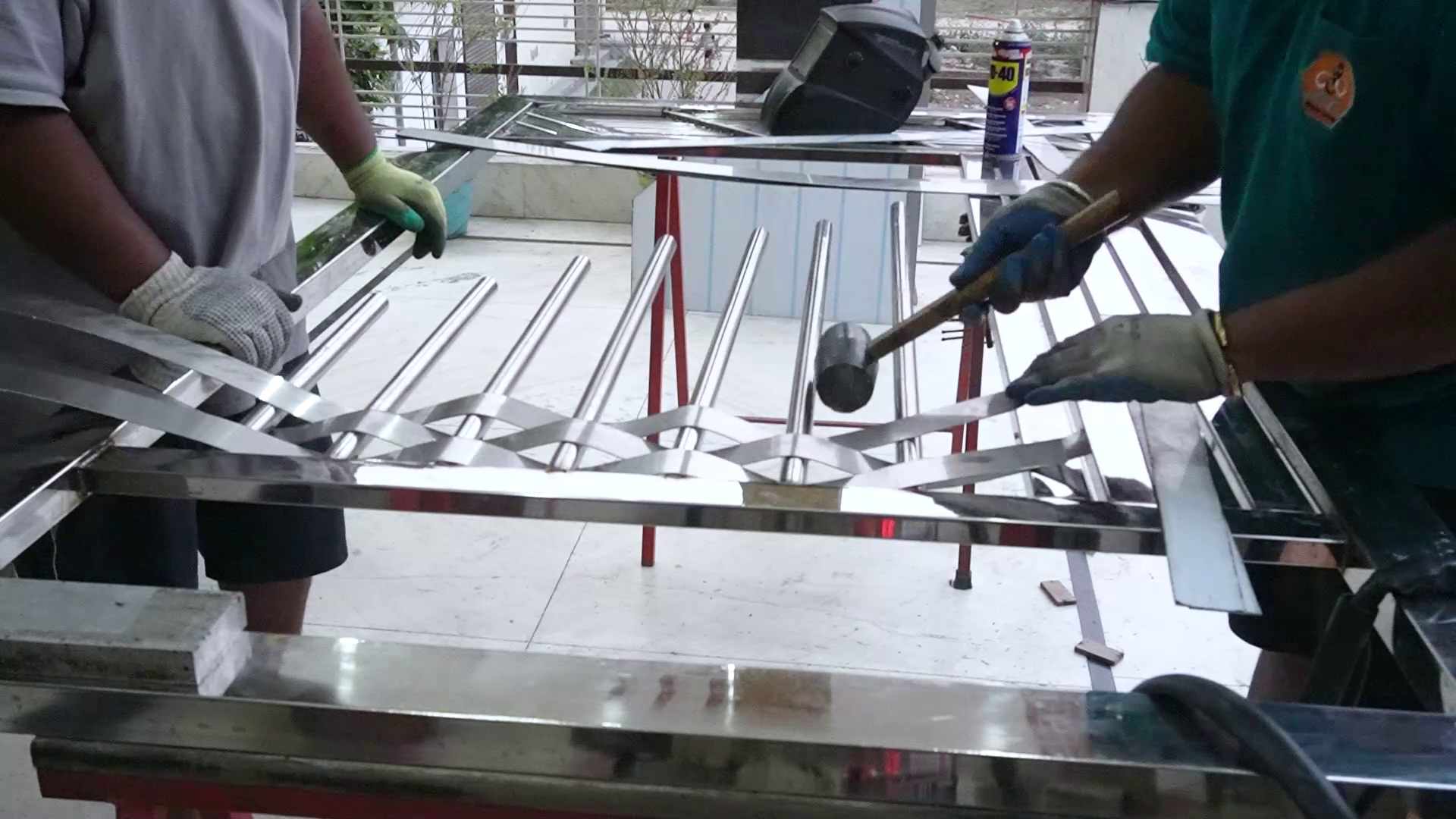 Stainless Steel Gate for Workshop : 15 Steps (with Pictures ...