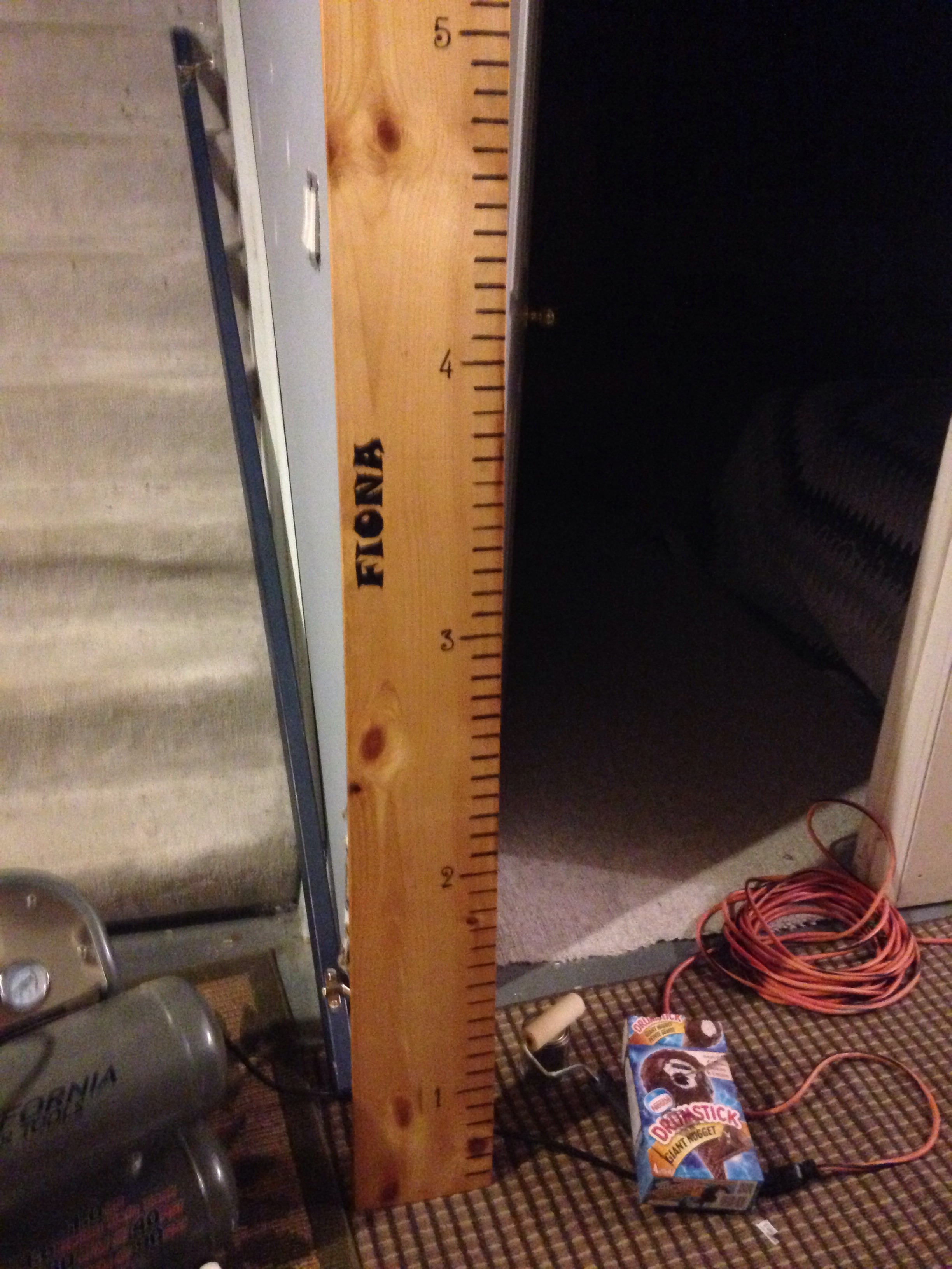 Children's Yard Stick Growth Chart : 7 Steps (with Pictures ...