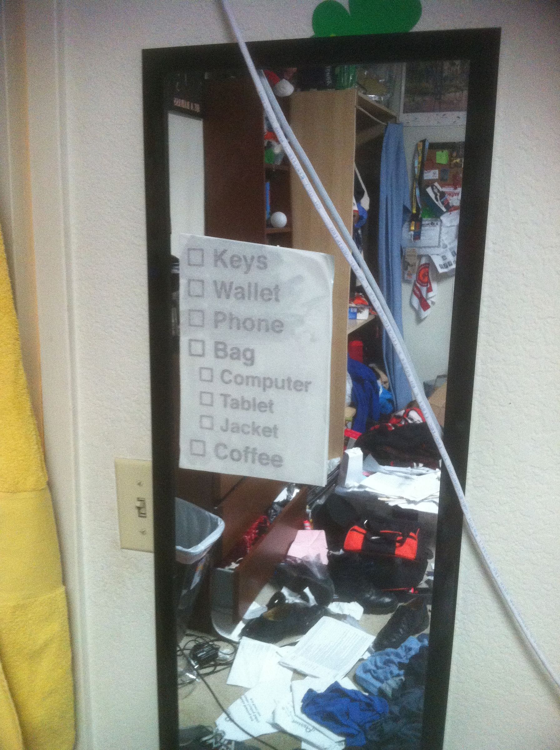 Make a Mirror Checklist : 5 Steps (with Pictures) - Instructables