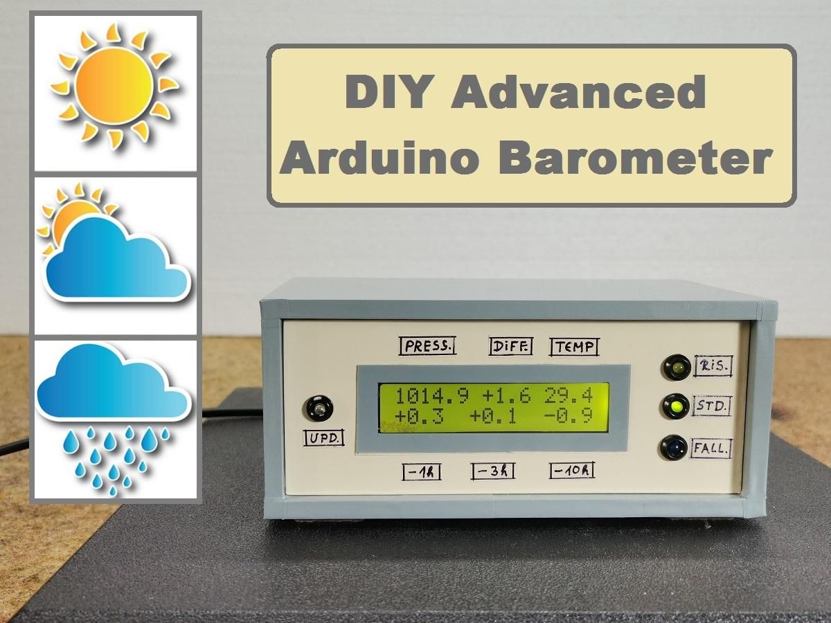 DIY Advanced Arduino Barometer : 4 Steps (with Pictures) - Instructables