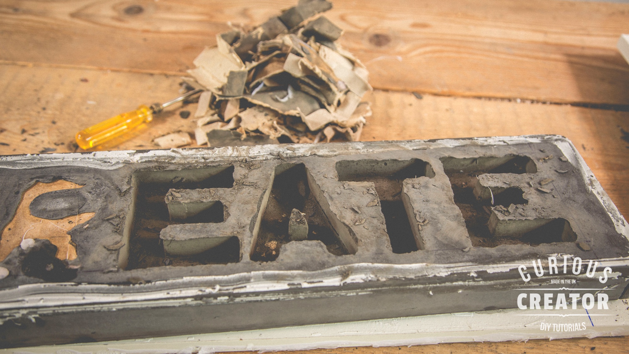 Concrete Letter Sign : 5 Steps (with Pictures) - Instructables