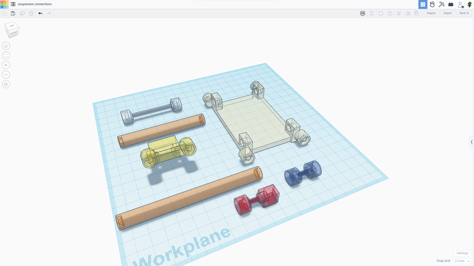 ELECTRIC RC CAR CHASSIS WITH ACCELERATION, STEERING, AND SUSPENSION : 7 ...