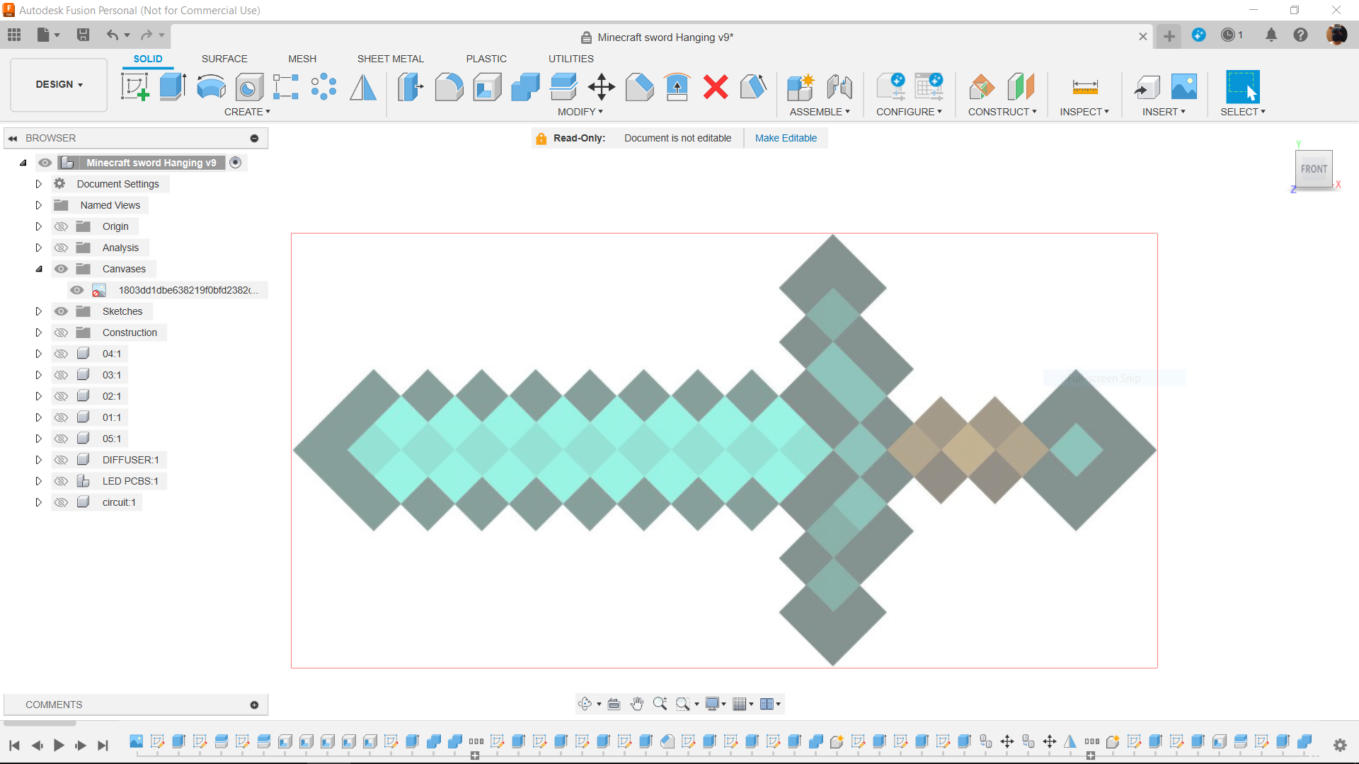 Wall Mounted Minecraft Sword : 11 Steps (with Pictures) - Instructables