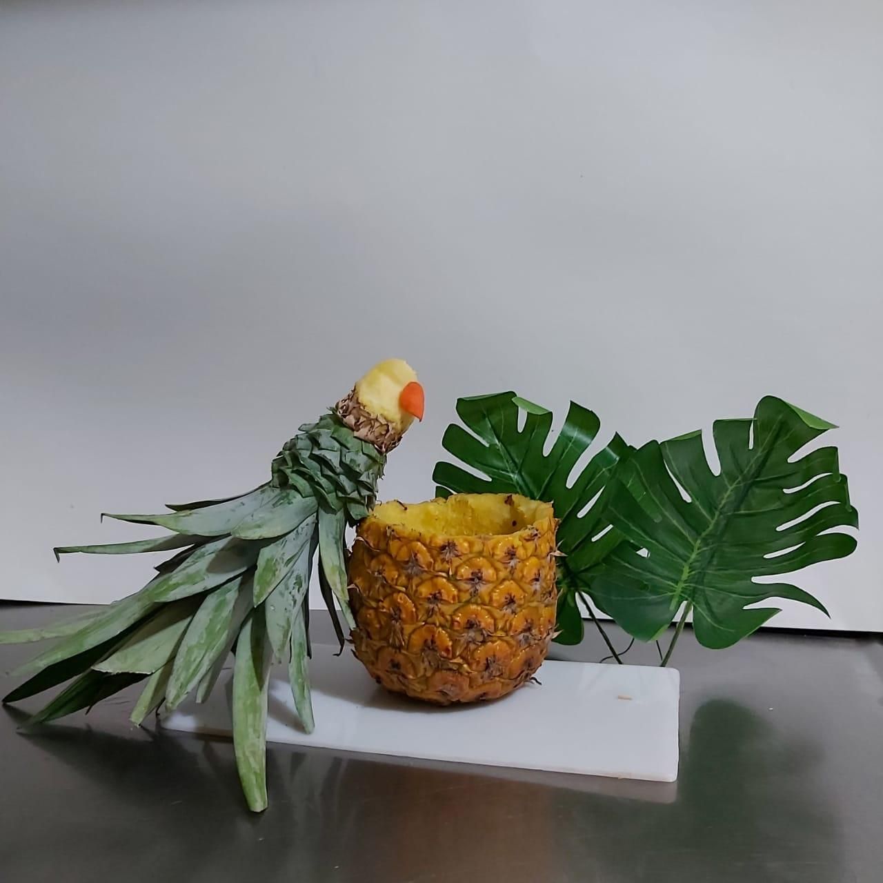 Tropical Parrot With Pineapple (fruit Salad) : 14 Steps (with Pictures ...
