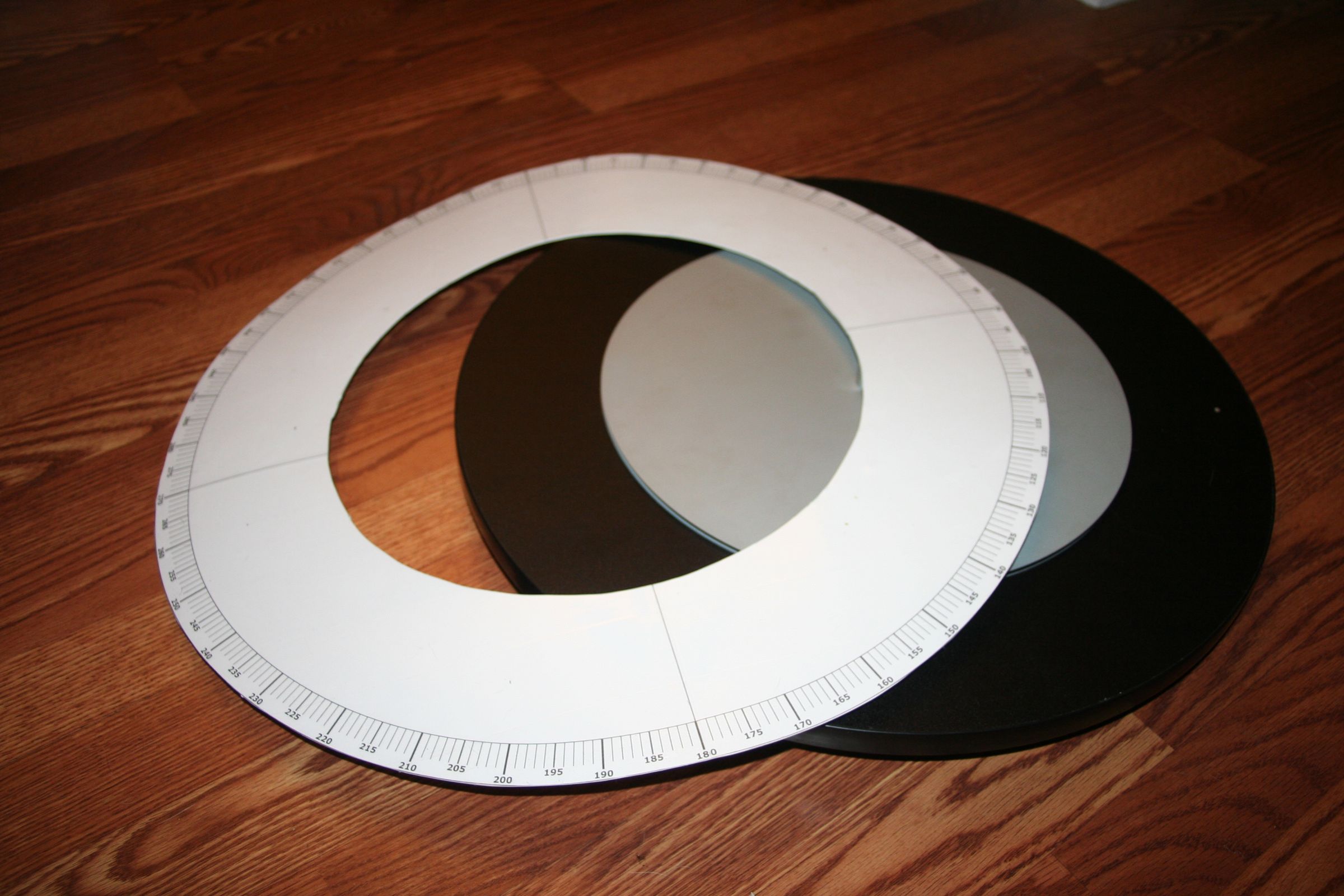 Manual Setting Circle for Dobsonian Telescope : 4 Steps - Instructables