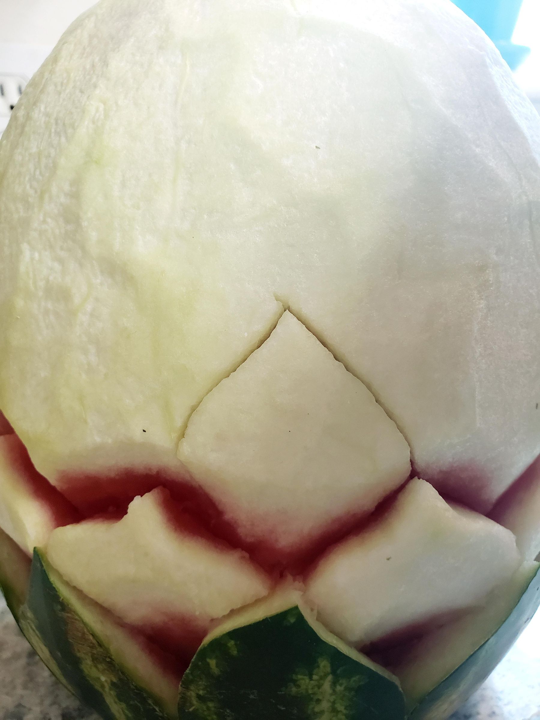 Watermelon Lotus Flower Carving! : 17 Steps (with Pictures) - Instructables