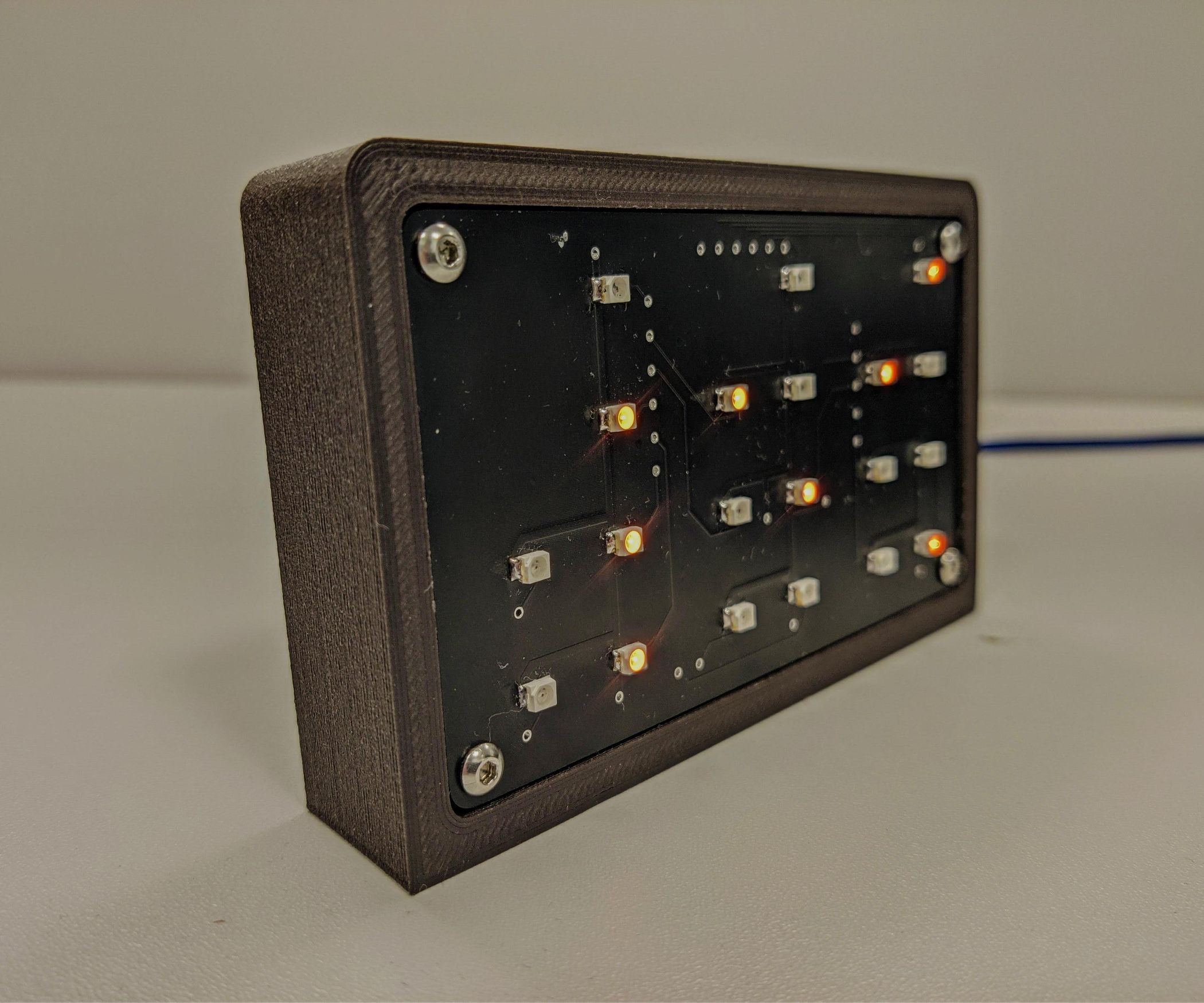 BINARY CLOCK #wendlersClock - Instructables
