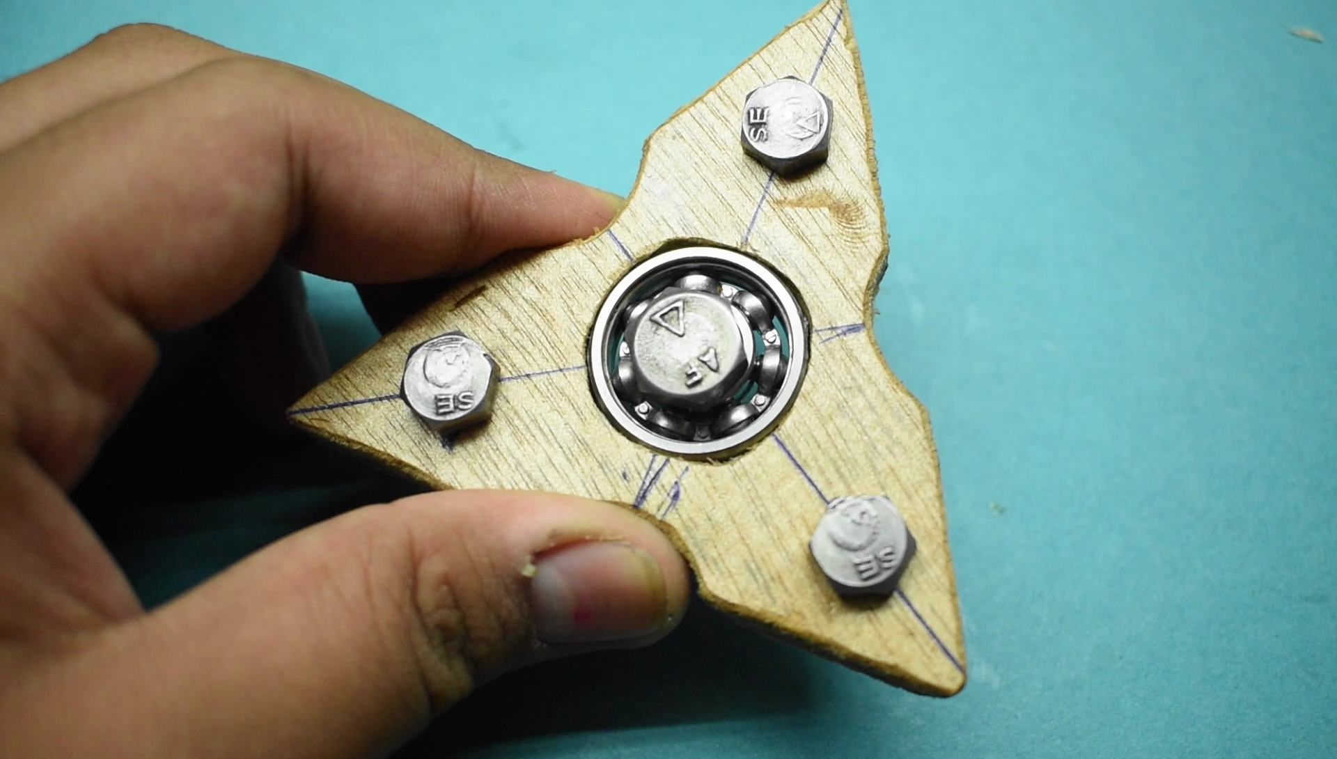 Homemade Fidget Spinner : 6 Steps (with Pictures) - Instructables
