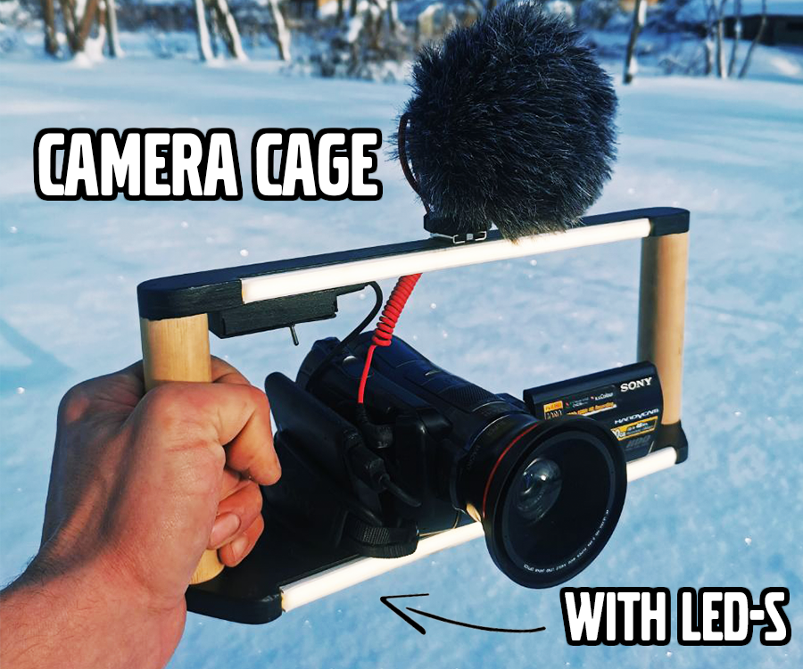 Camera Cage With LEDs : 7 Steps (with Pictures) - Instructables