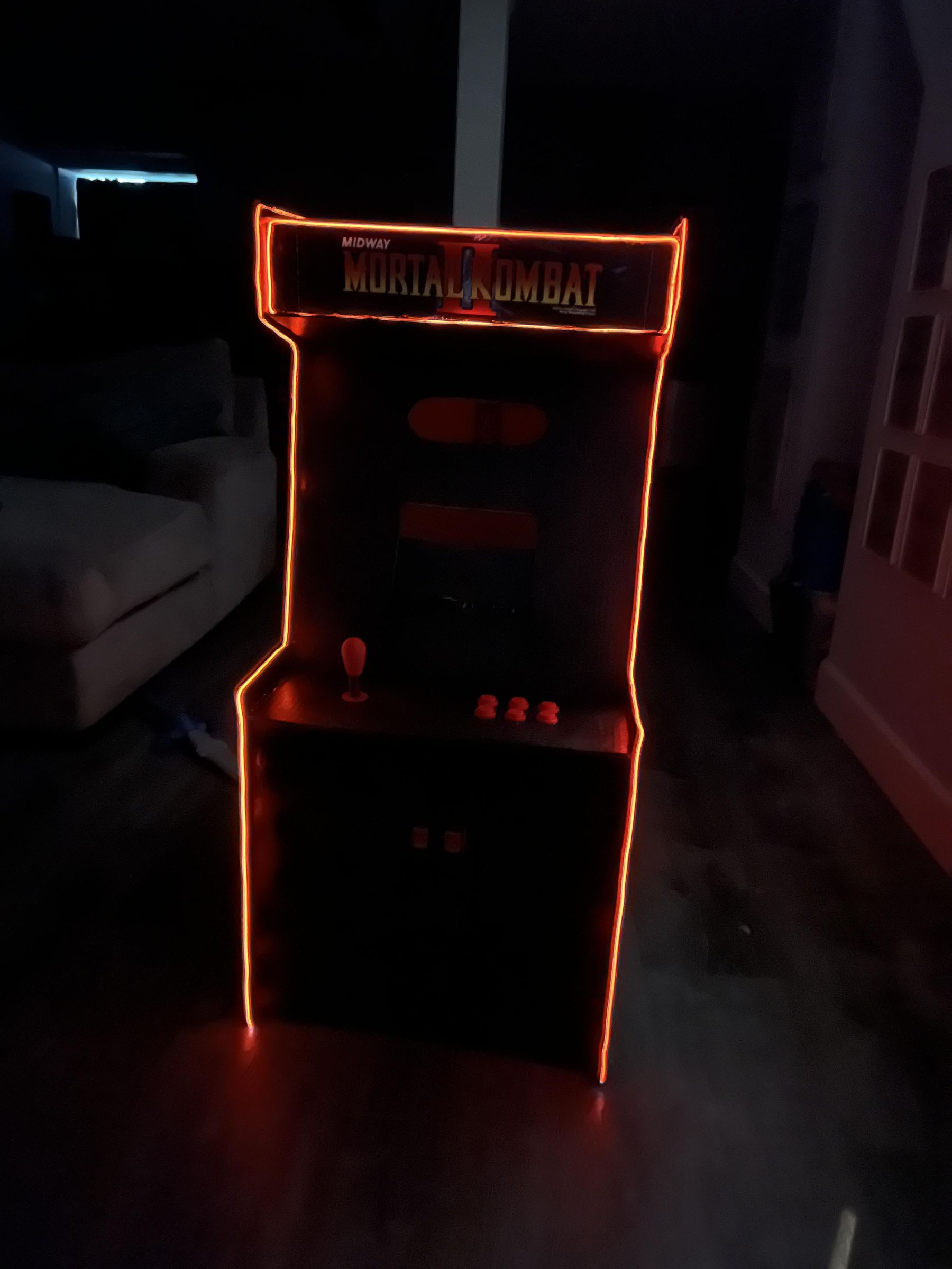 DIY Glowing Arcade Halloween Cardboard Costume : 11 Steps (with ...