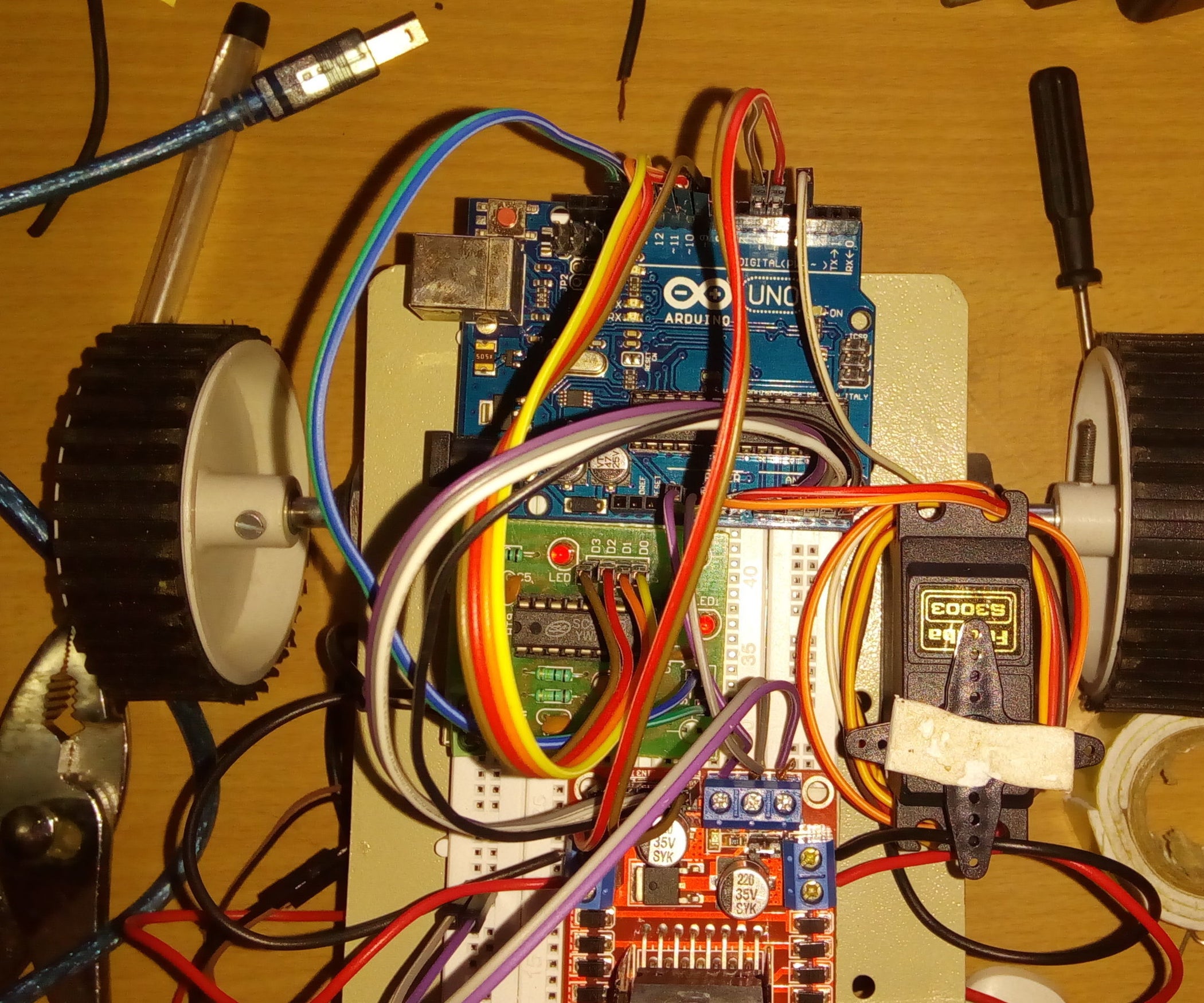 Mobile Operated Arduino Uno Robot Using DTMF : 6 Steps - Instructables Mobile Operated Arduino Uno Robot Using DTMF : 6 Steps - Instructables