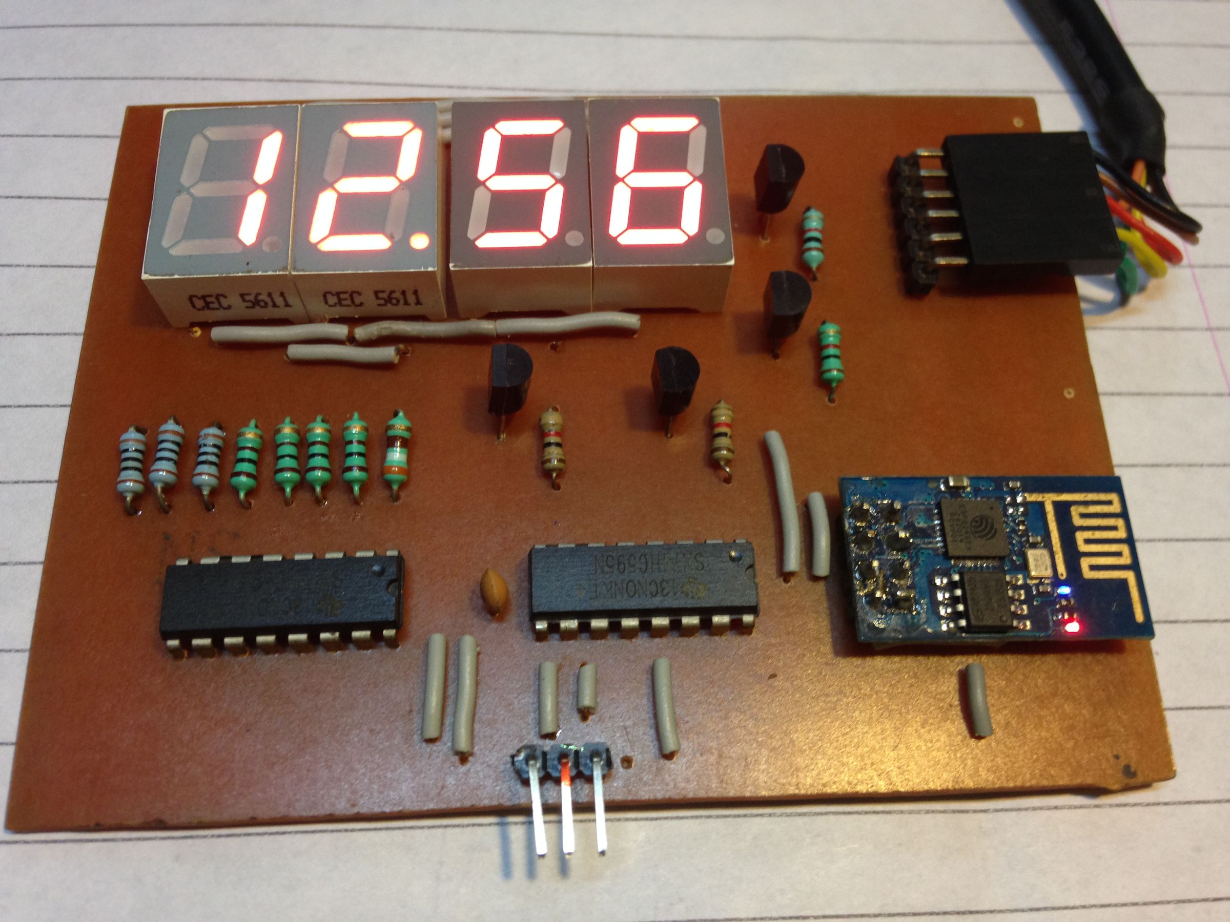 ESP8266 Desktop Clock (WiFi Synchronised!) : 11 Steps (with Pictures ...