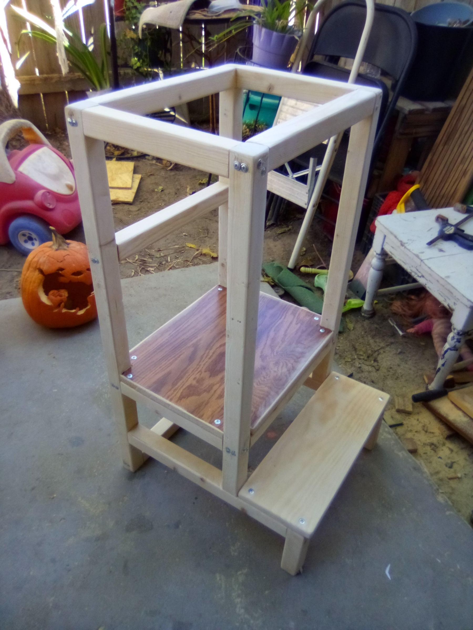 How to Build a Toddler Kitchen Helper Stool for $30 : 9 Steps (with ...
