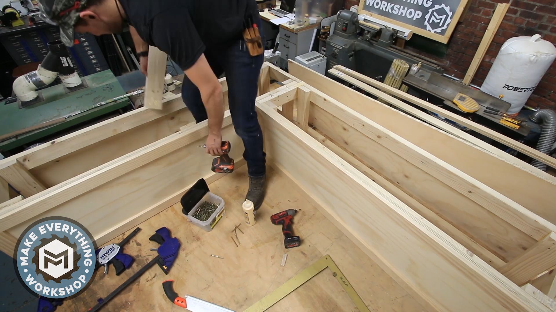Making a Breakfast Nook (W/ Storage) & Kitchen Table : 18 Steps (with ...