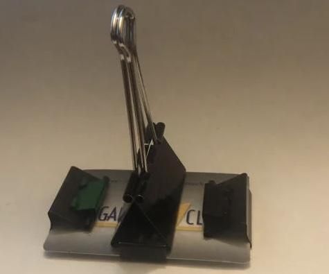 Adjusting Binder Clip and Base Stand for Small Smartphones or Small ...