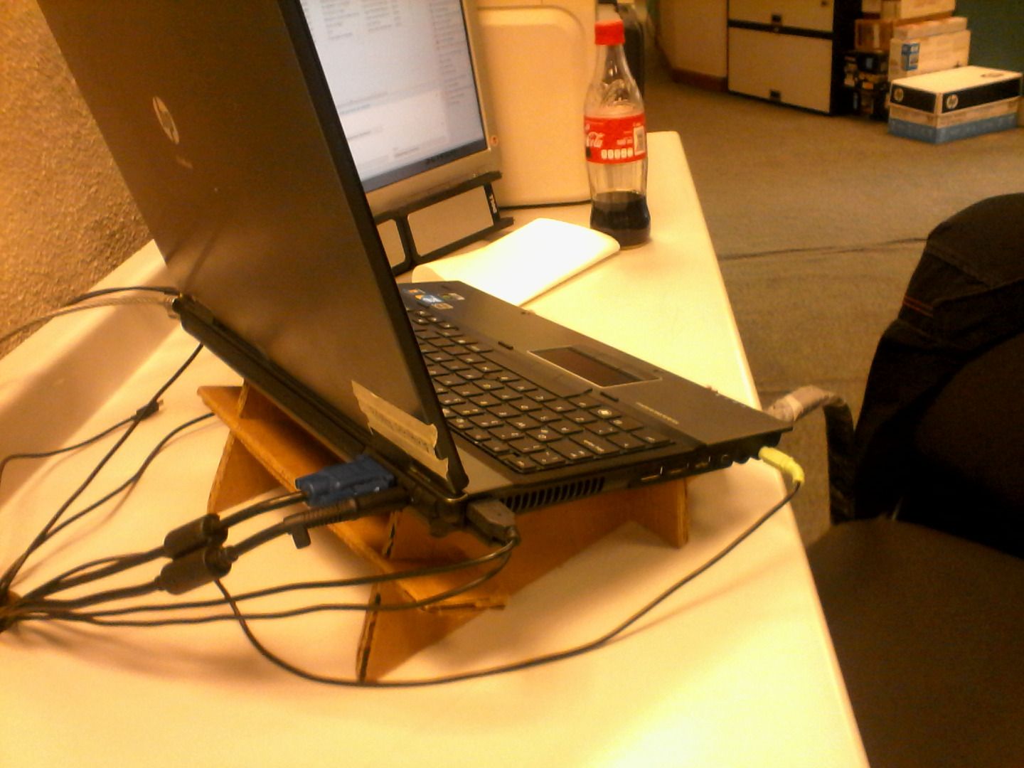 Cardboard Laptop Stand - Instructables