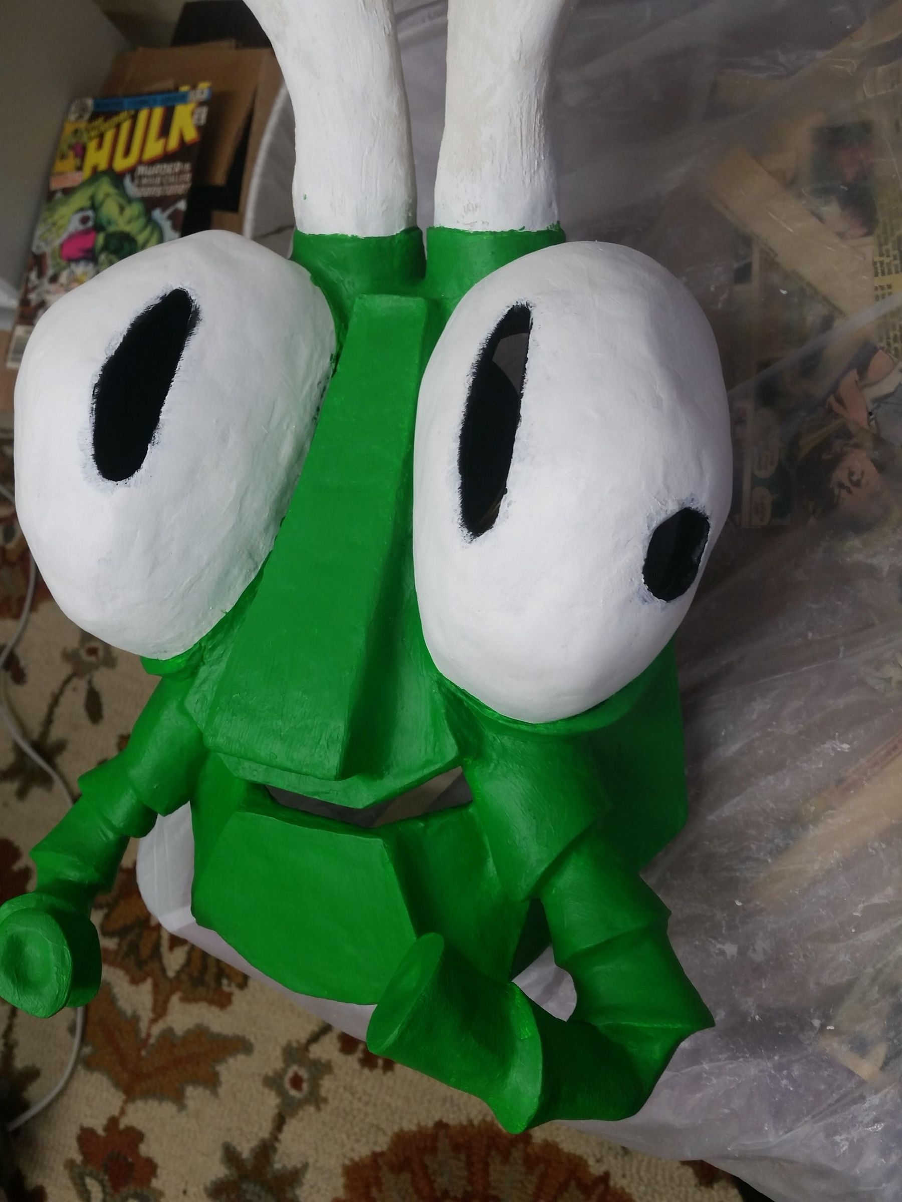 Buck Grasshopper Mask : 9 Steps (with Pictures) - Instructables