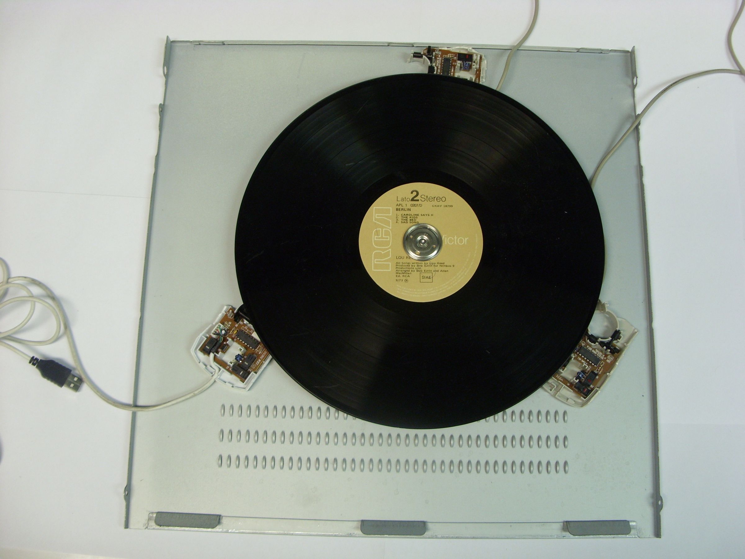 DIY DJ Turntable From Old Computer Parts : 12 Steps (with Pictures ...