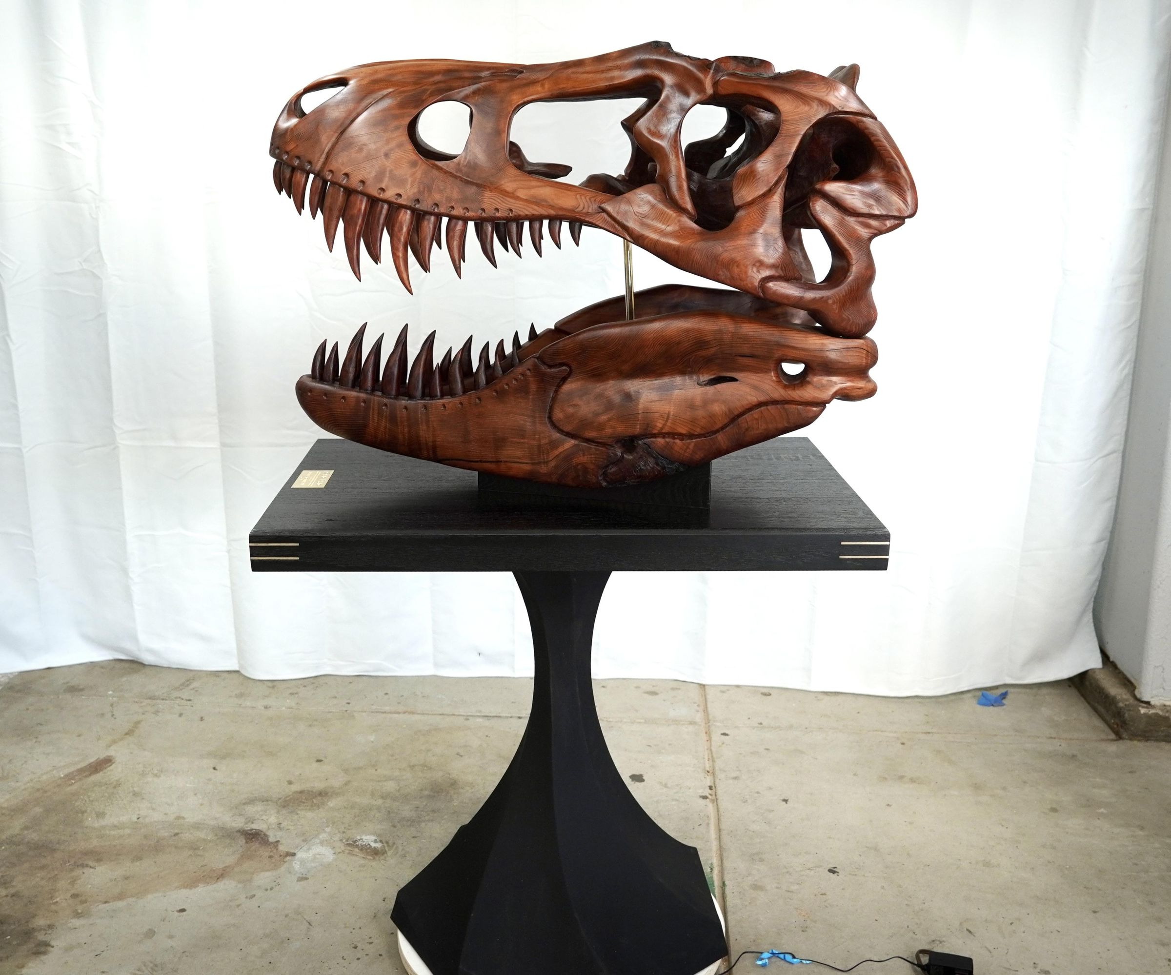 T-Rex Skull Carved From Ancient Wood : 9 Steps (with Pictures ...