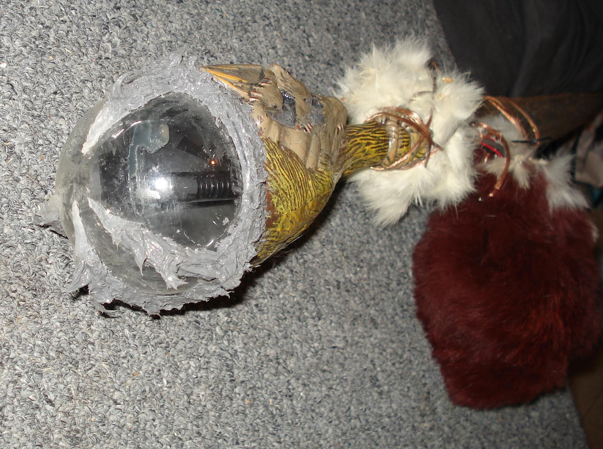 Plasma Ball Wizard's Staff : 4 Steps - Instructables