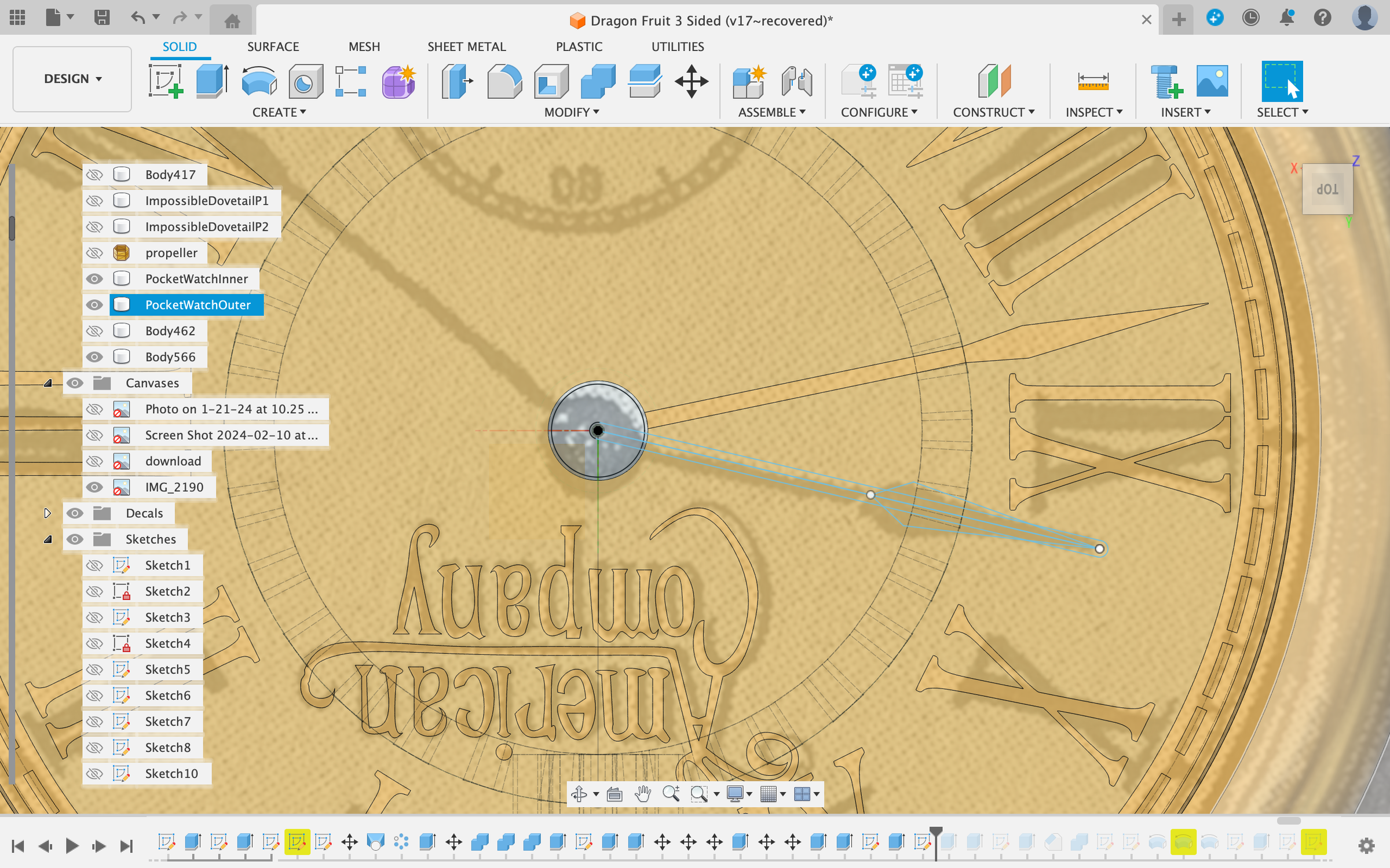 3D Printed Pocket Watch From "The Pocket Watch Gang" : 16 Steps (with ...