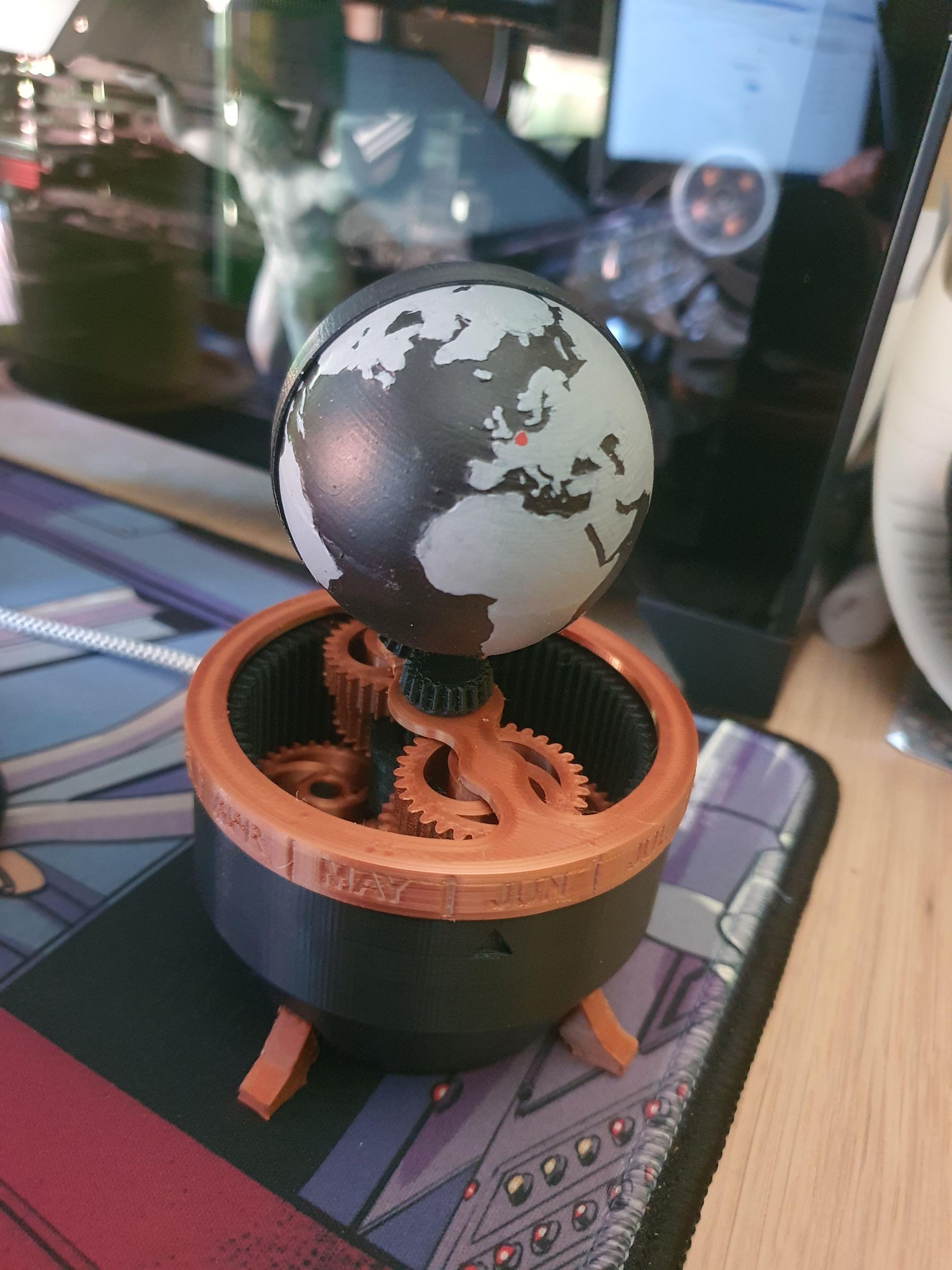 3D Printed Earth Clock : 7 Steps (with Pictures) - Instructables