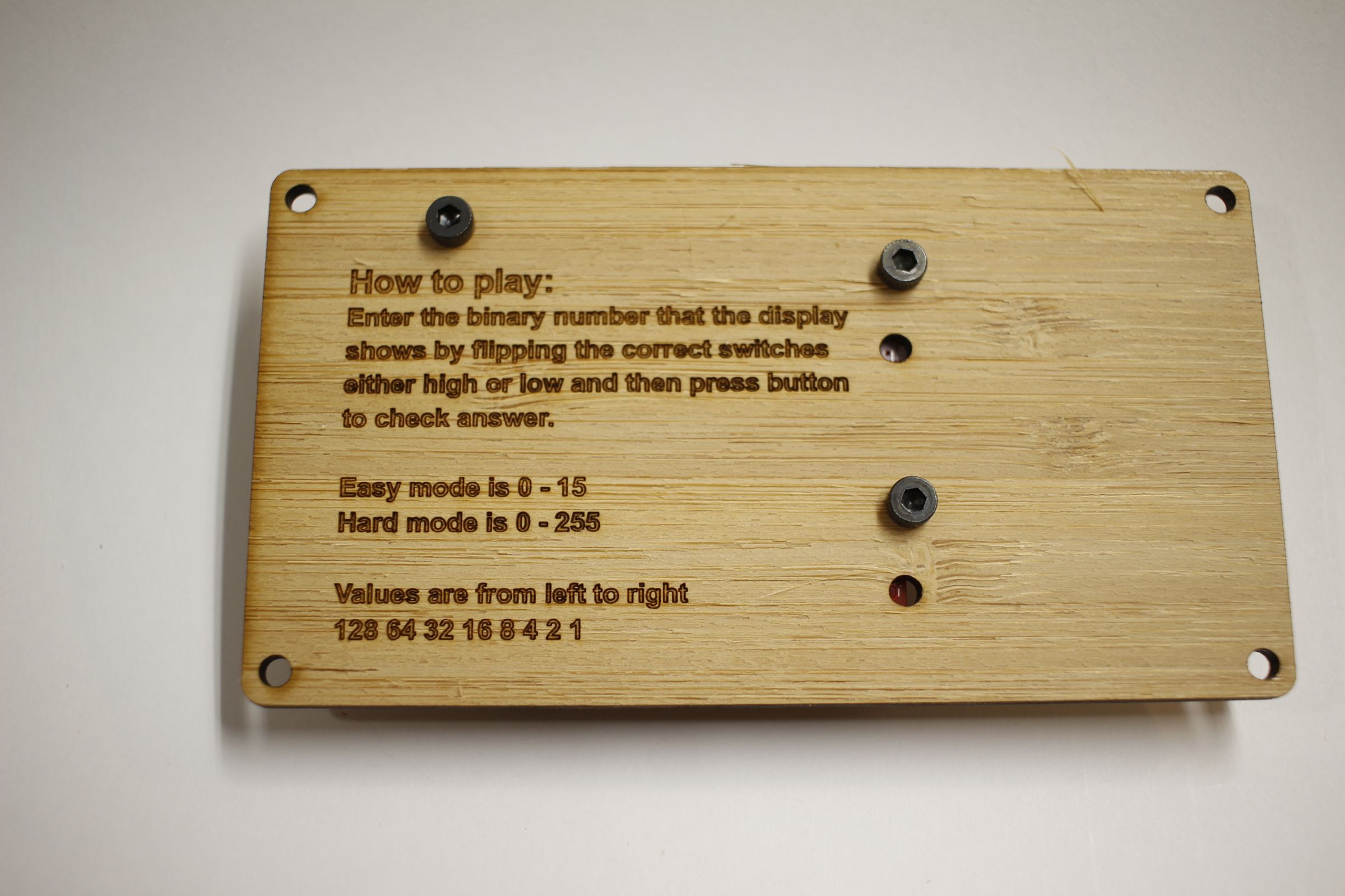 Binary Game : 9 Steps (with Pictures) - Instructables