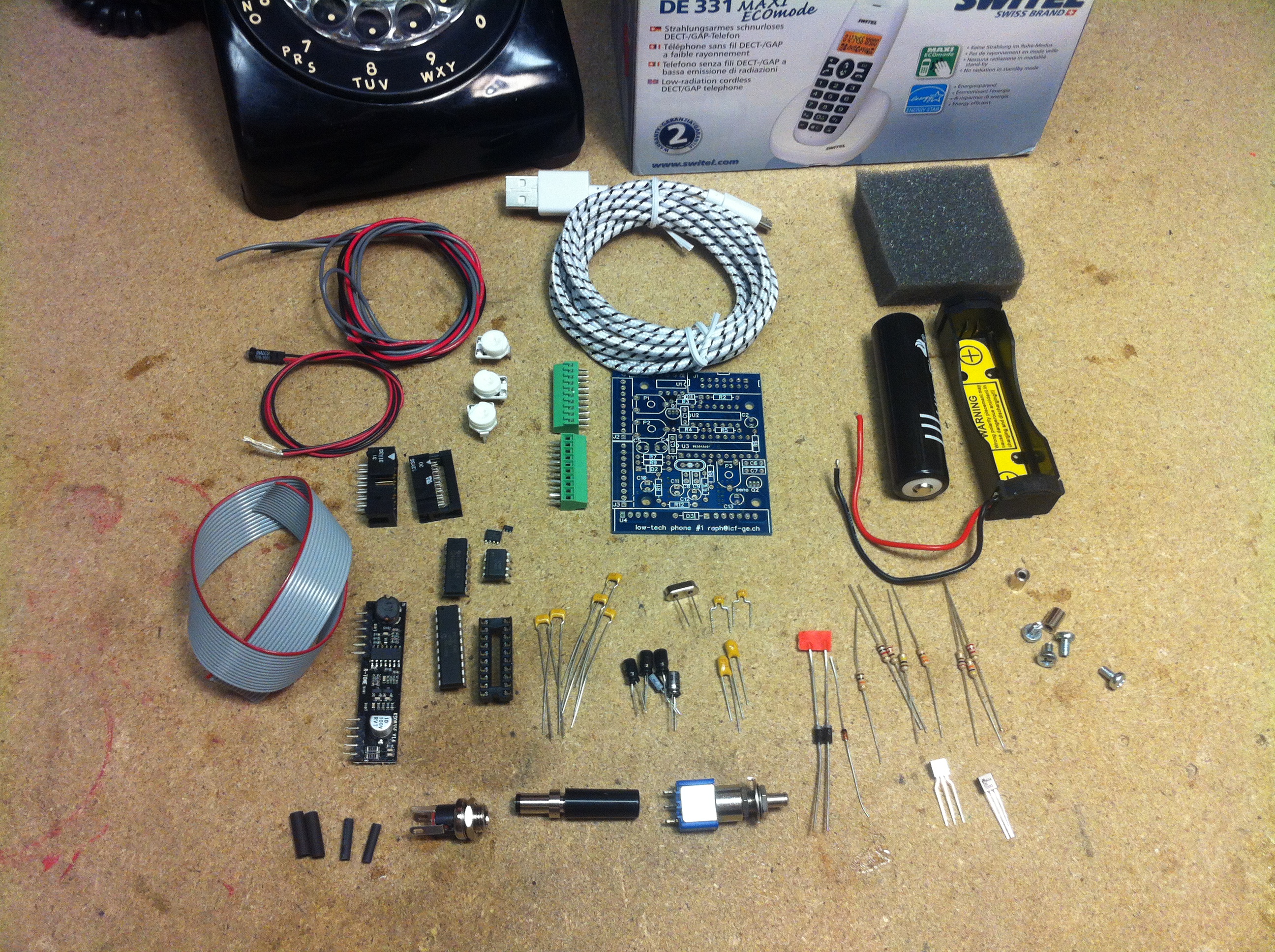 Low Tech Rotary Phone Made Wireless. : 21 Steps (with Pictures ...
