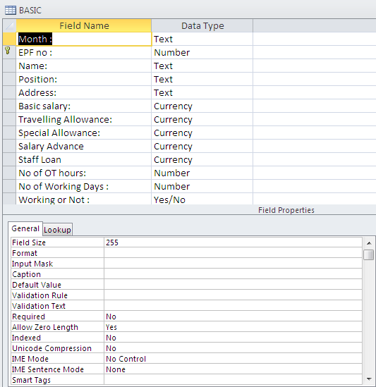 Payroll and Staff Attendance Database Using MS Access : 6 Steps ...
