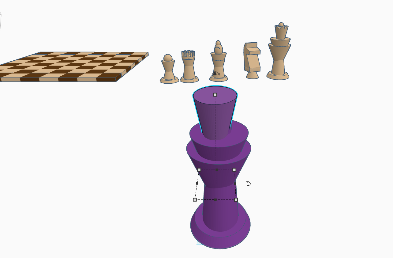 How to Make a 3D Printable Chess Set With Autodesk Tinkercad : 19 Steps ...