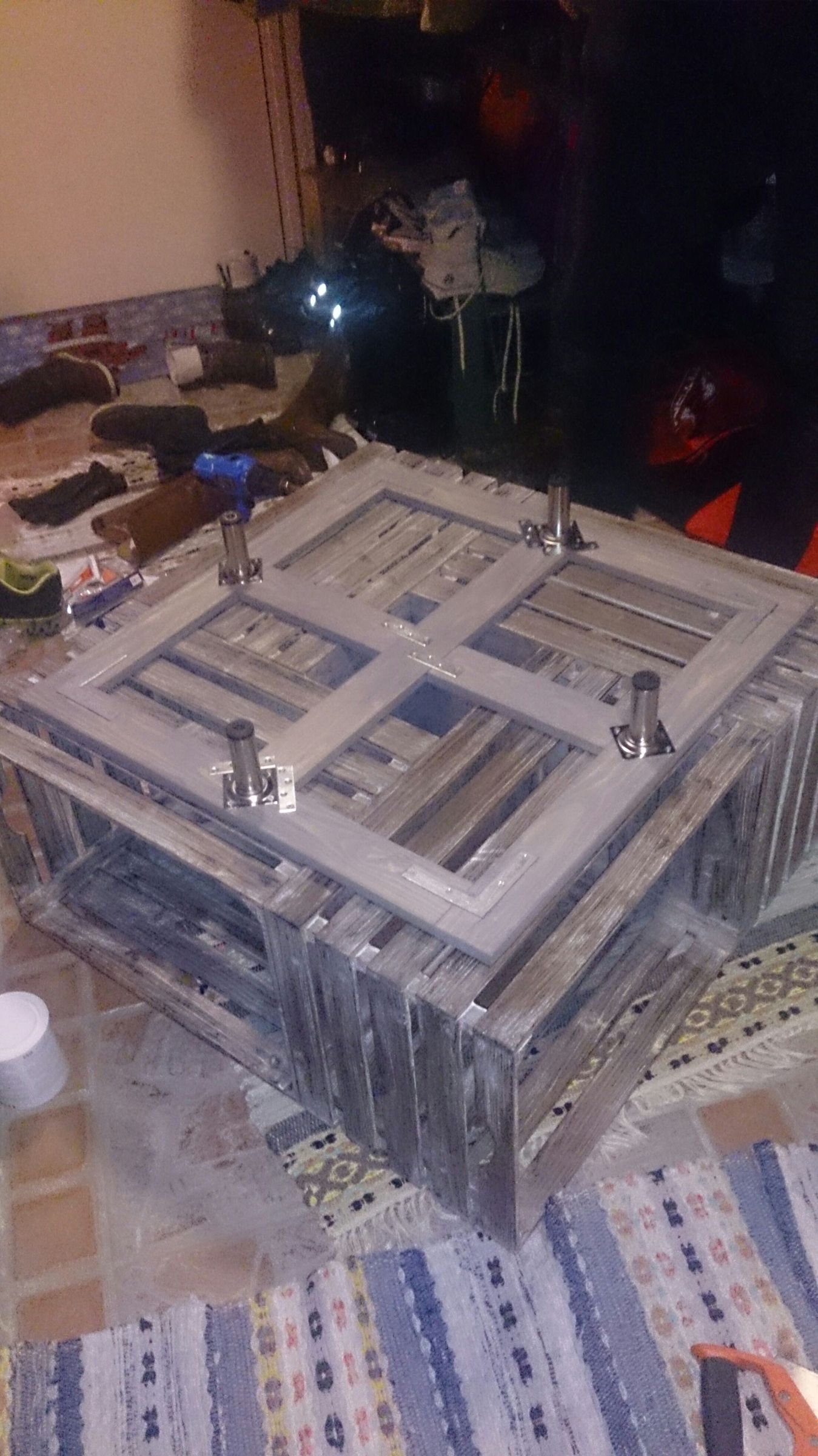 Apple Crate Coffee Table : 8 Steps (with Pictures) - Instructables